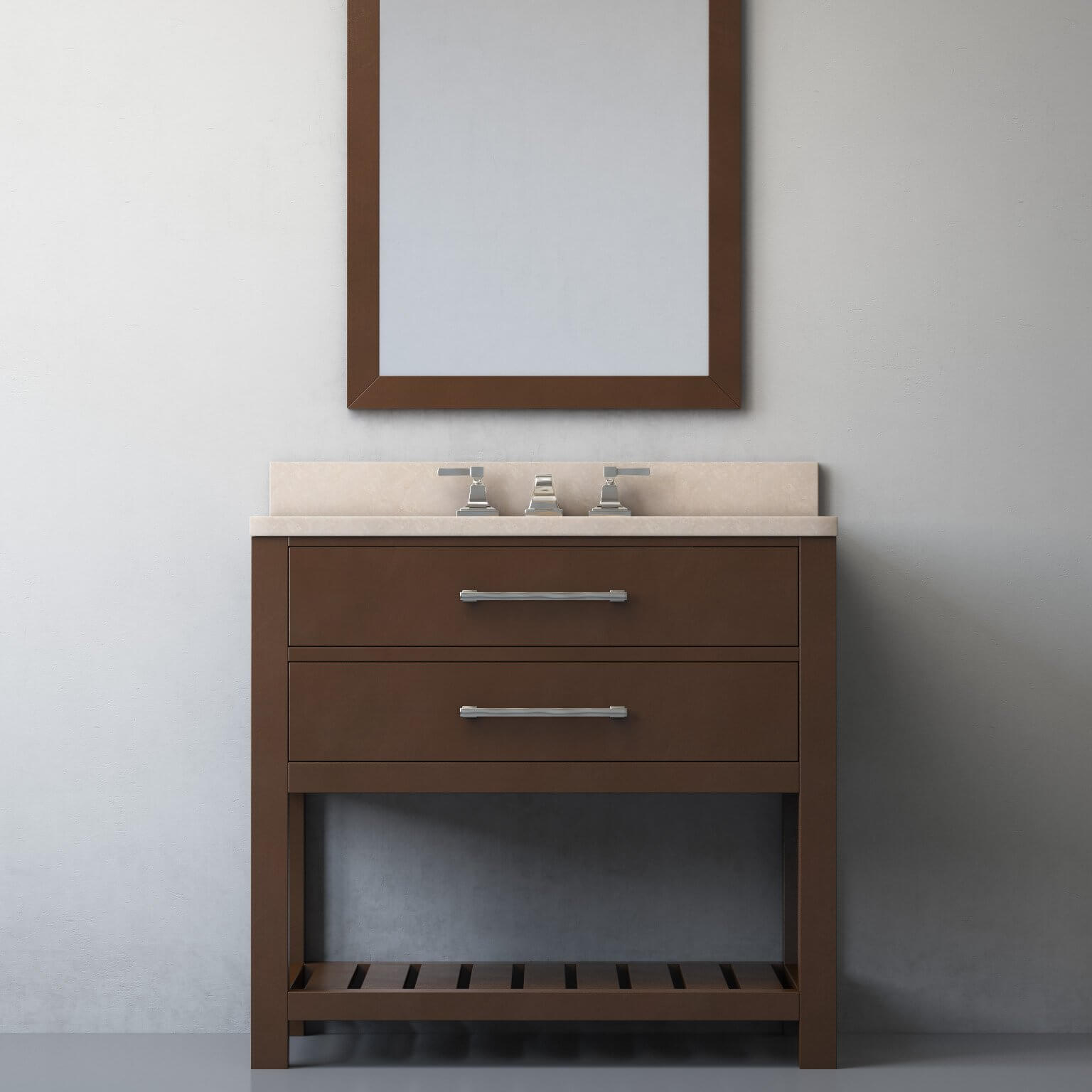 Hutton 2-Drawer Single Washstand 3D Model by musladinov