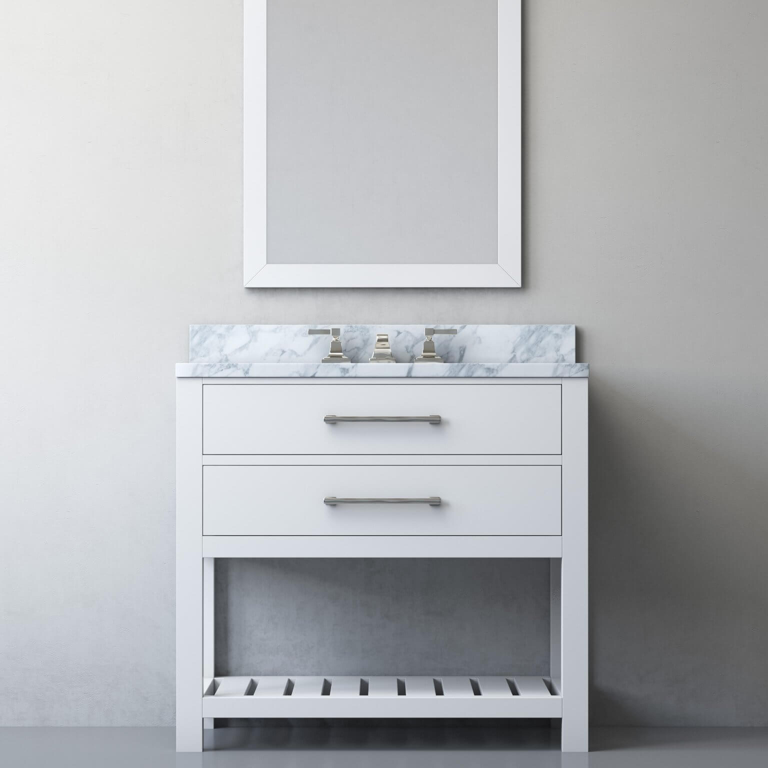 Hutton 2-Drawer Single Washstand 3D Model by musladinov