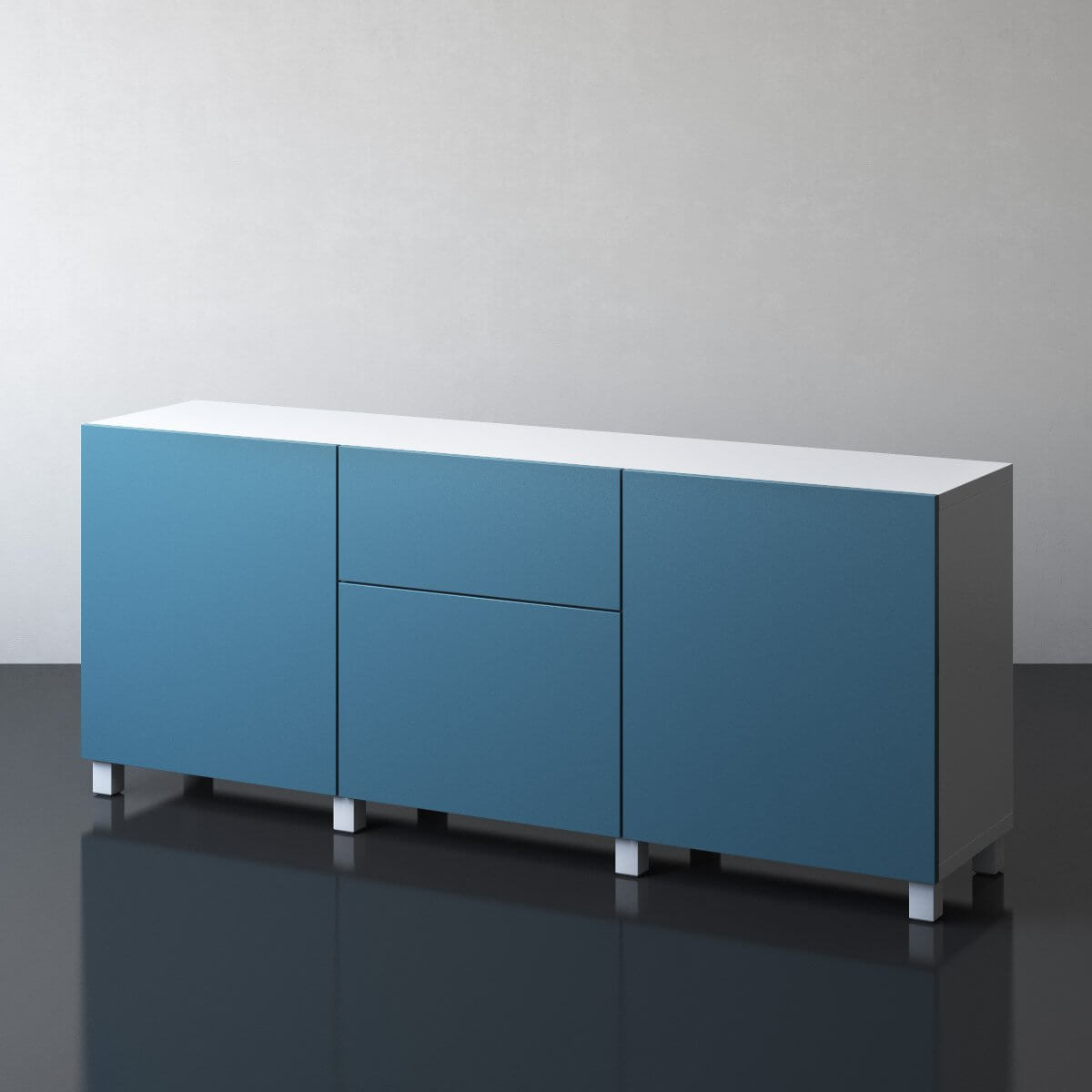 IKEA BESTA Storage Combination with Drawers - 3D Model by musladinov