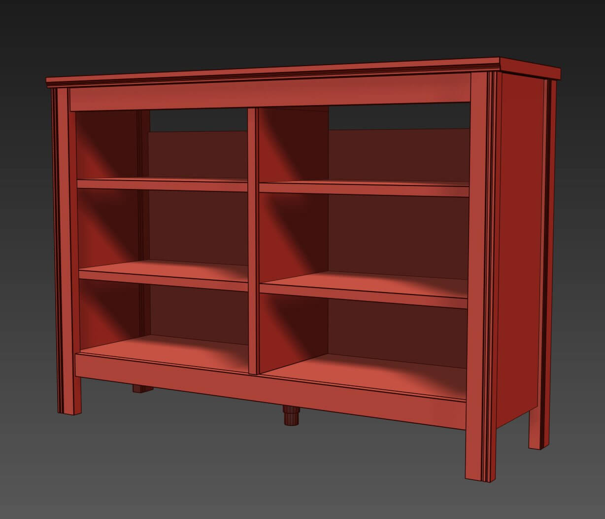 IKEA BRUSALI TV Unit Big - 3D Model by musladinov