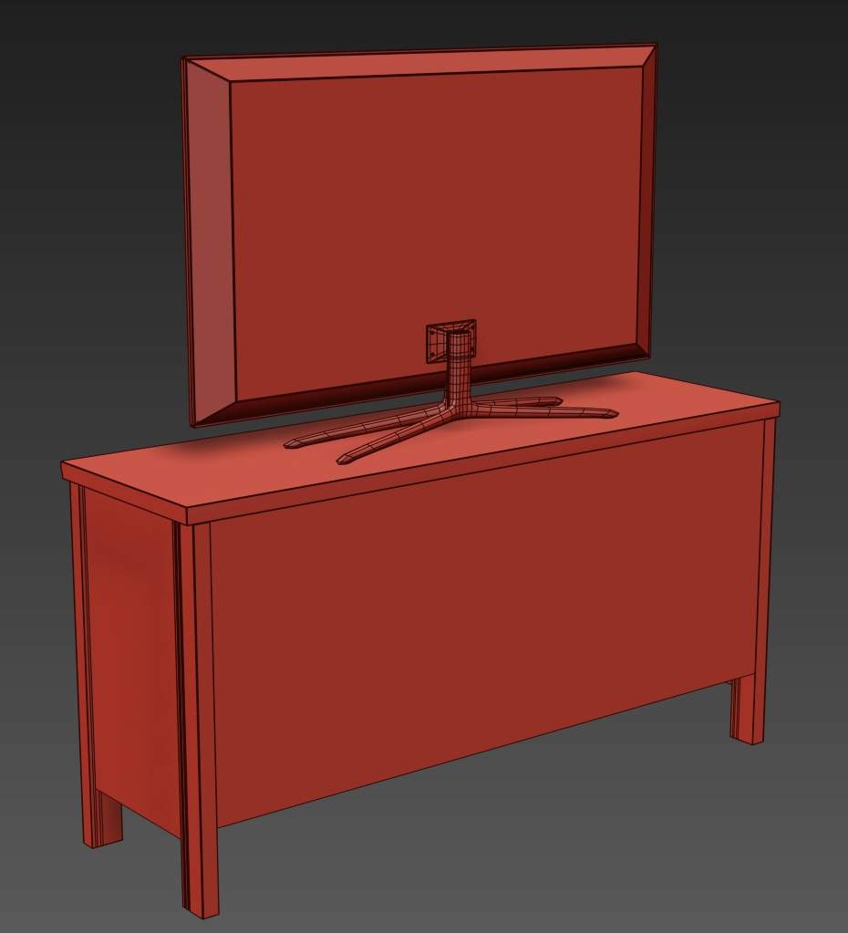 IKEA BRUSALI TV Unit - 3D Model by musladinov