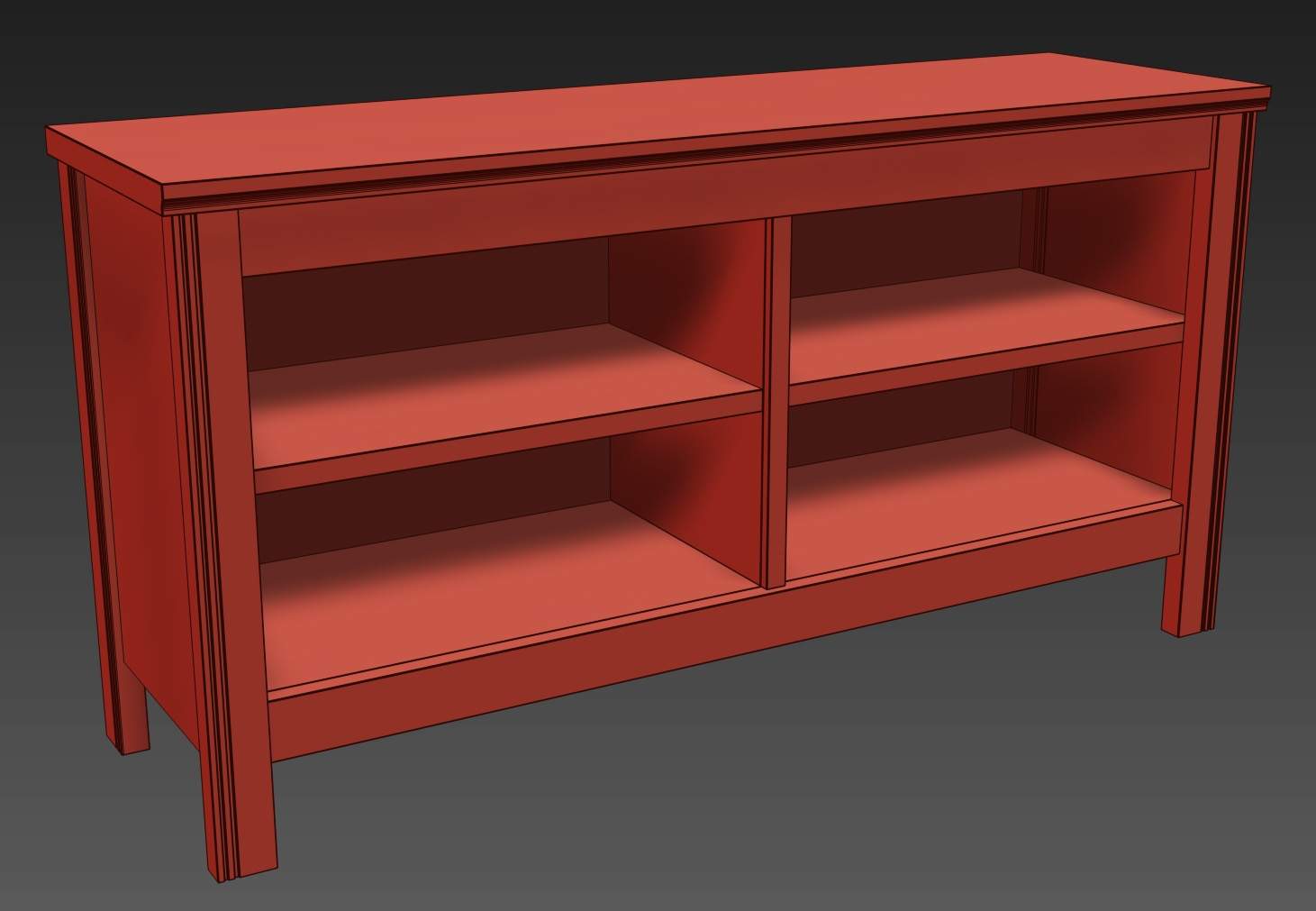IKEA BRUSALI TV Unit - 3D Model by musladinov
