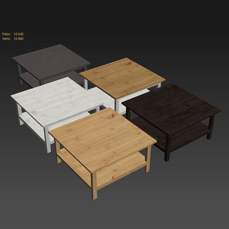 IKEA HEMNES Coffee Table - 3D Model by musladinov