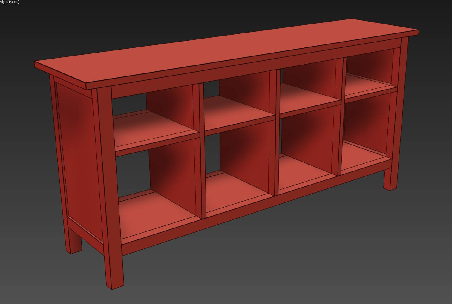 IKEA HEMNES Console Table - 3D Model by musladinov