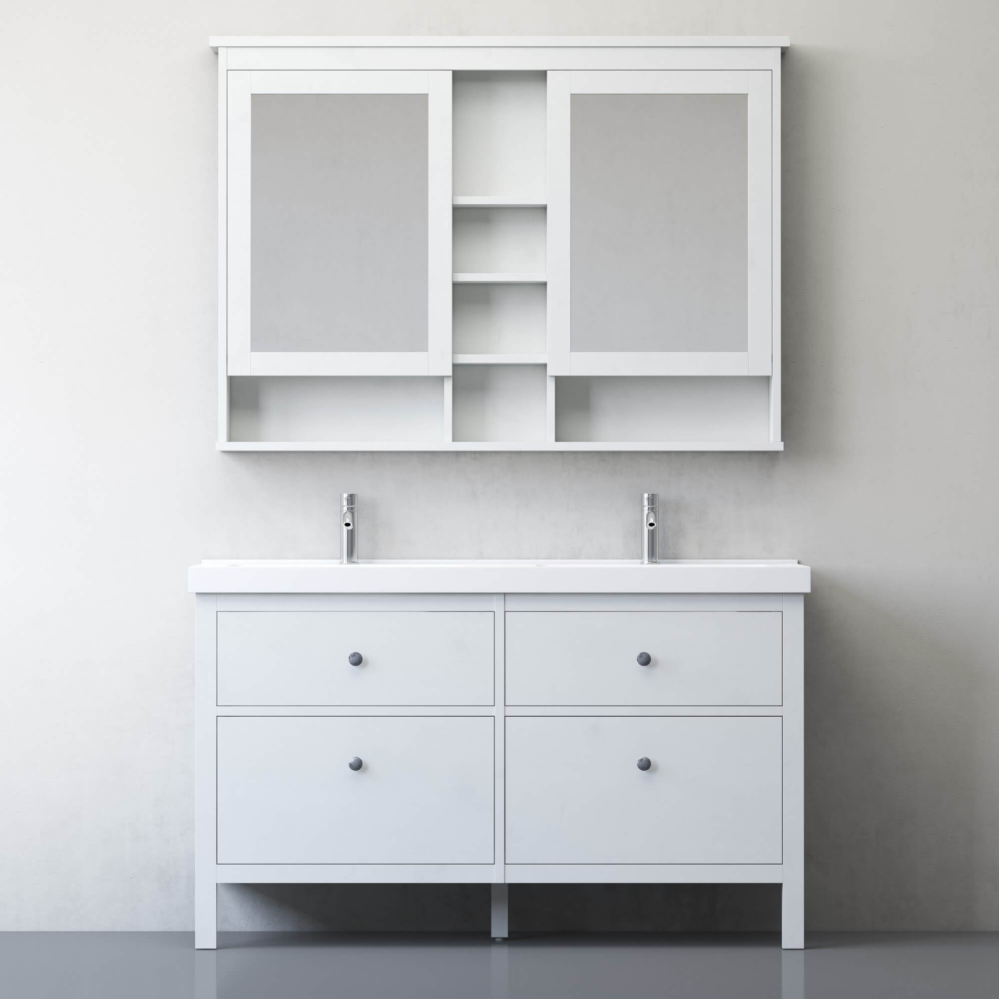 IKEA HEMNES ODENSVIK Sink Cabinet with 4 Drawers - 3D Model by musladinov