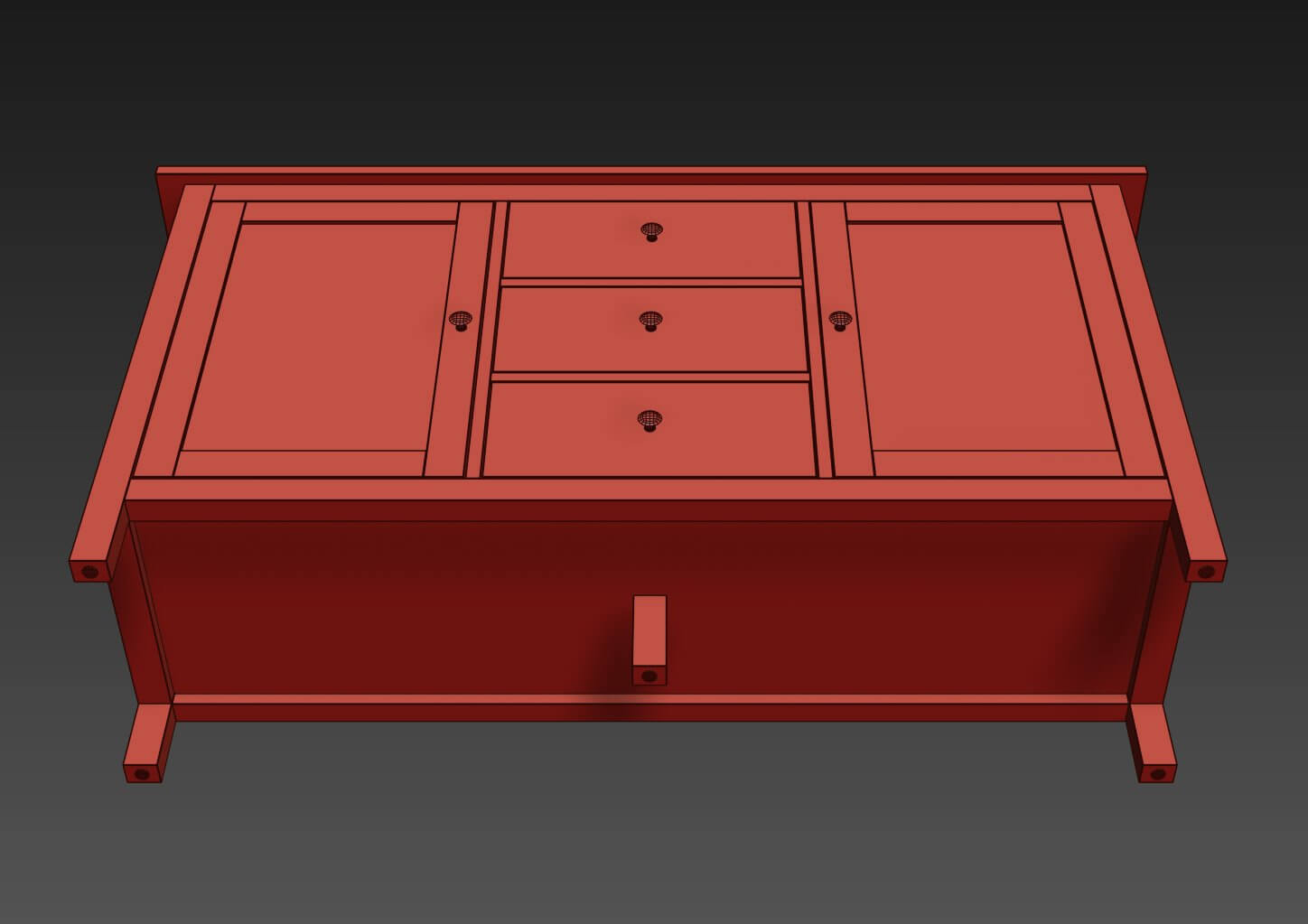 IKEA HEMNES Sideboard - 3D Model by musladinov
