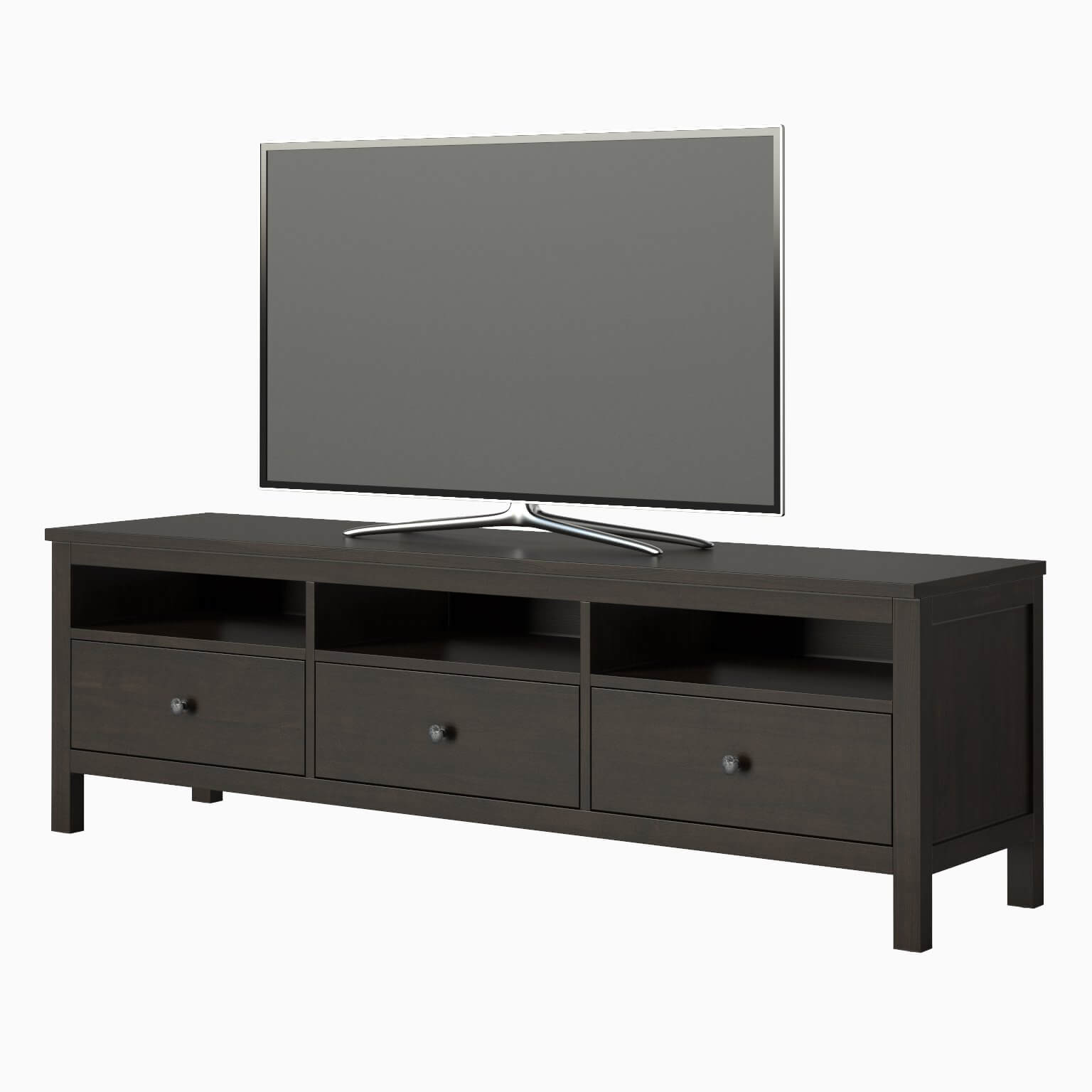 IKEA HEMNES TV Unit and TV - 3D Model by musladinov