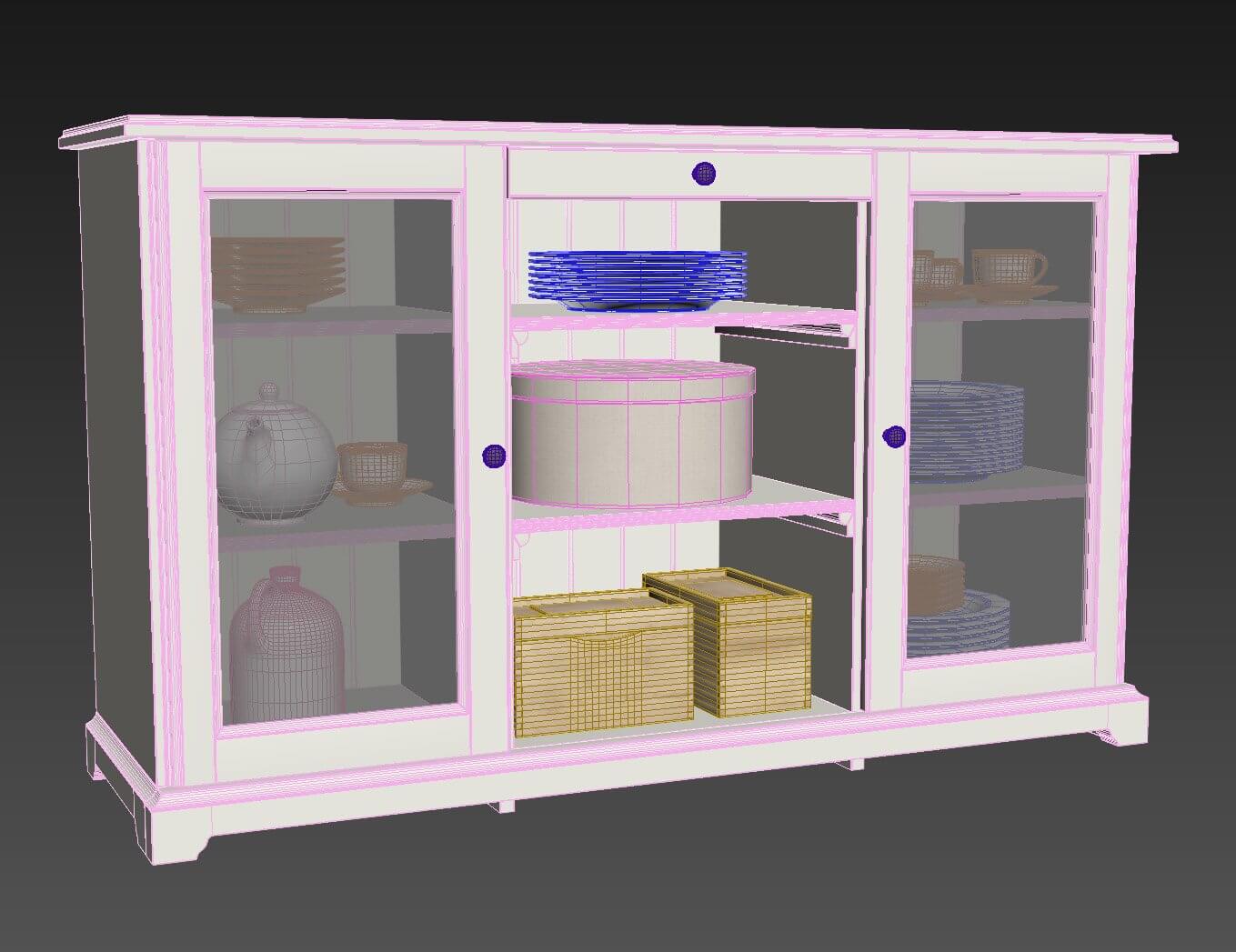 IKEA LIATORP Sideboard - 3D Model by musladinov