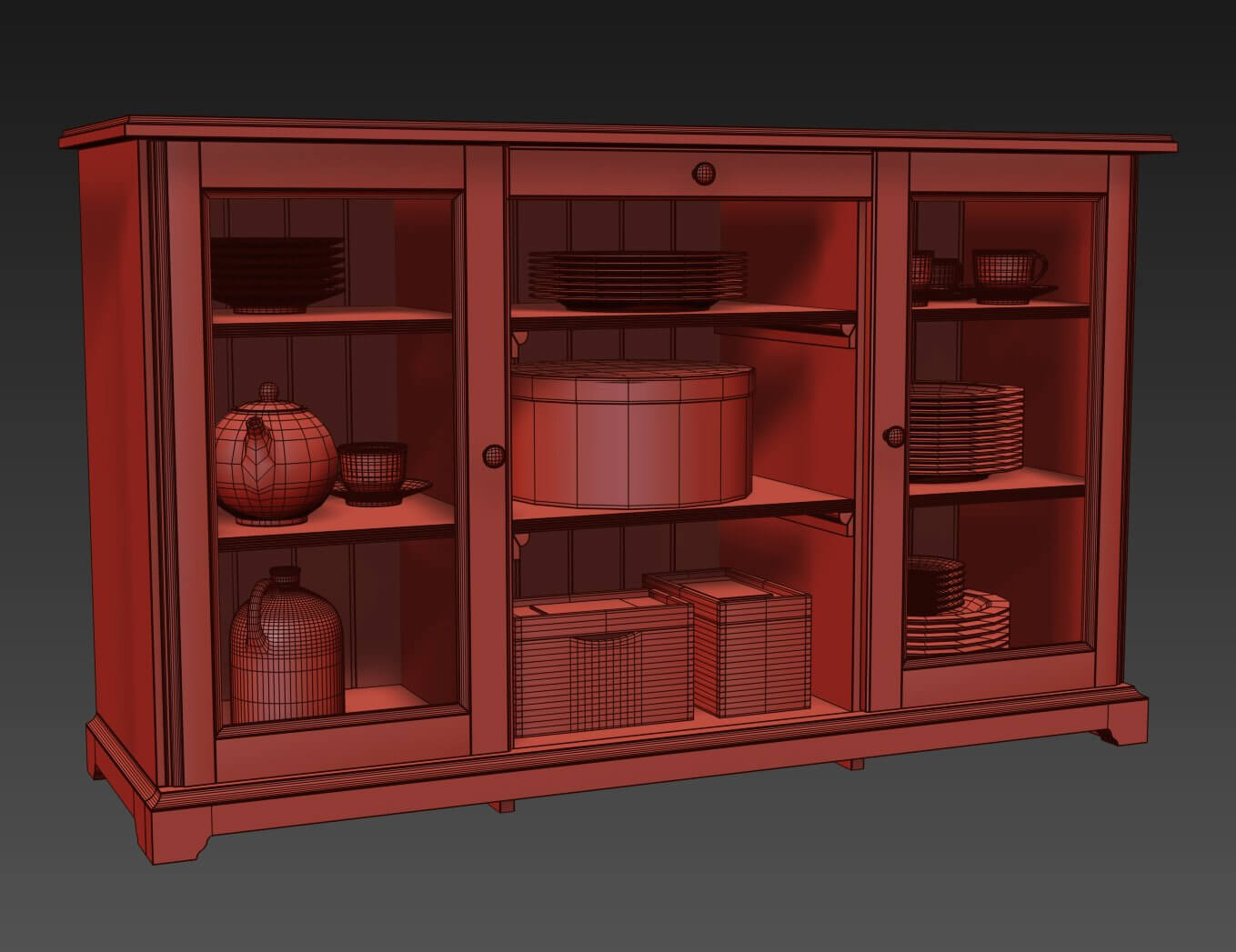 IKEA LIATORP Sideboard - 3D Model by musladinov