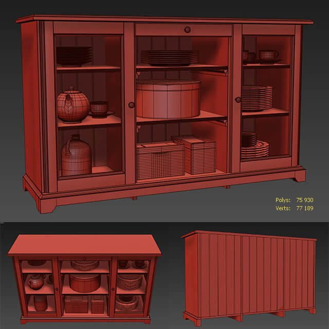 IKEA LIATORP Sideboard - 3D Model by musladinov