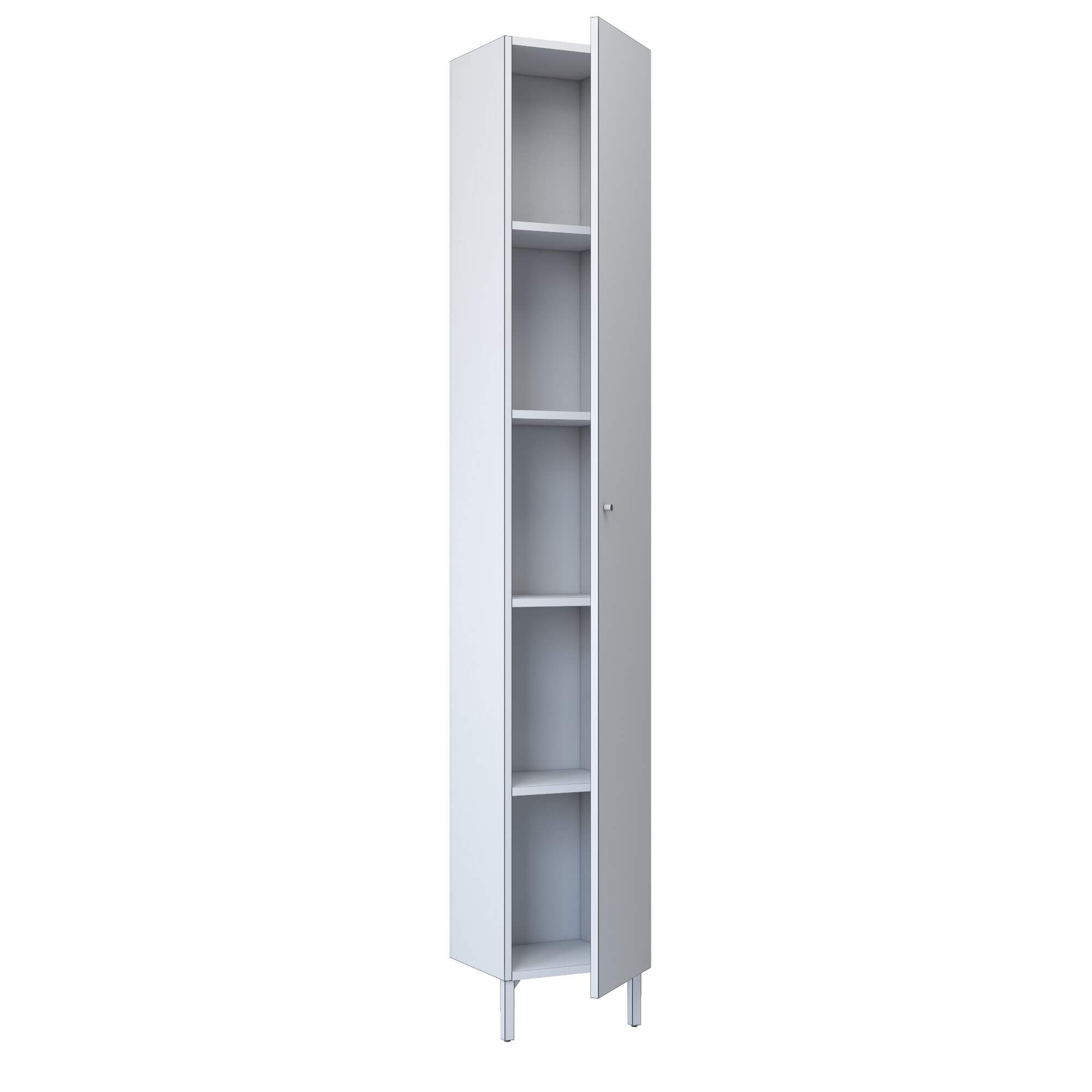 IKEA NYSJON High Cabinet, White - 3D Model by musladinov