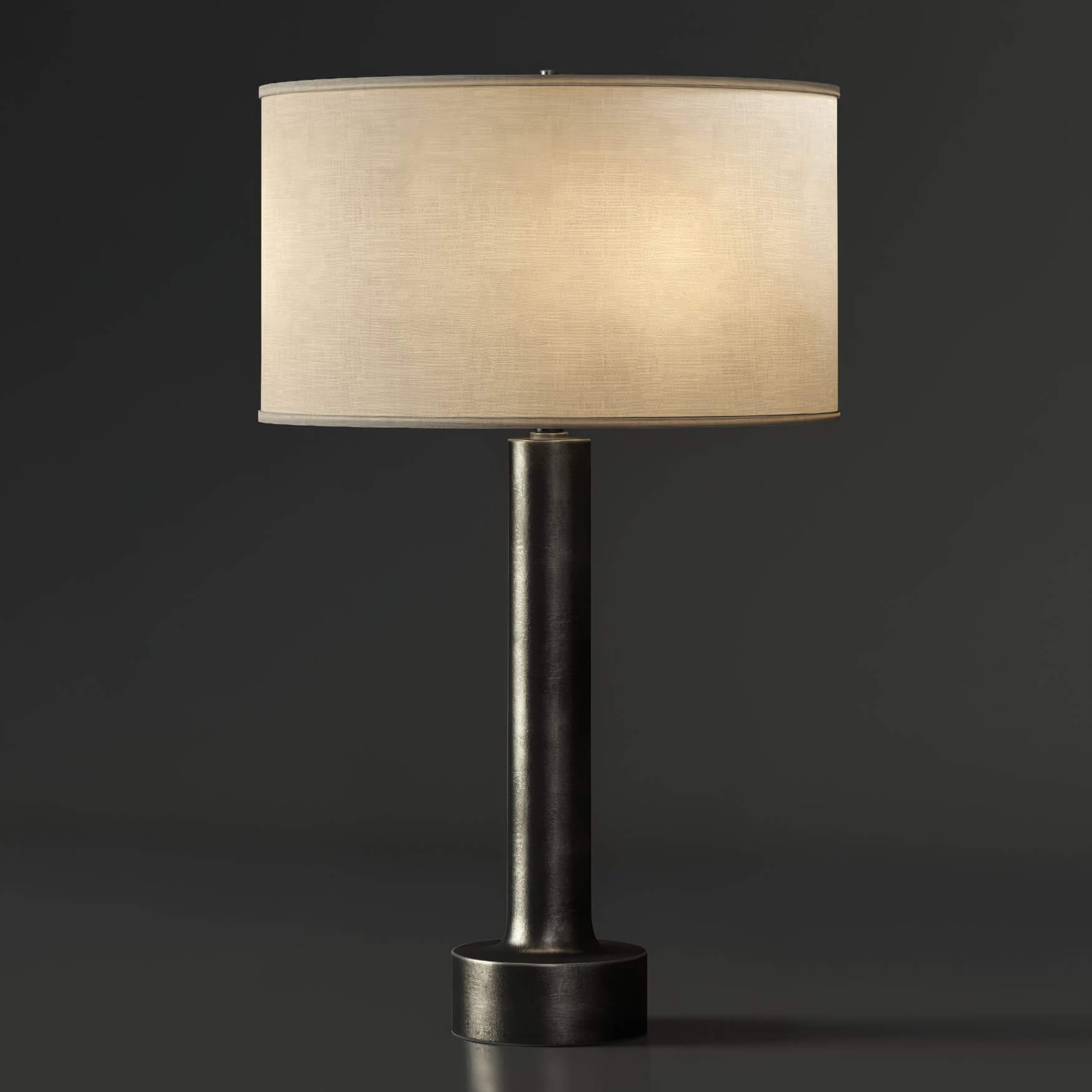 Italian Flared Column Marble Table Lamp - 3D Model by musladinov