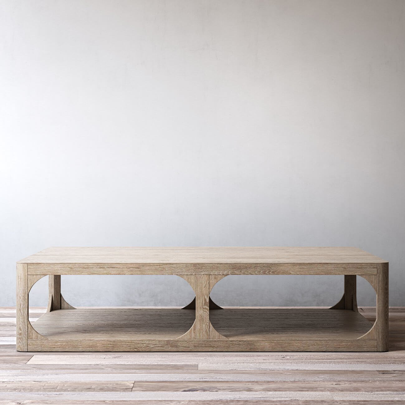 Martens Rectangular Large Coffee Table - 3D Model by musladinov