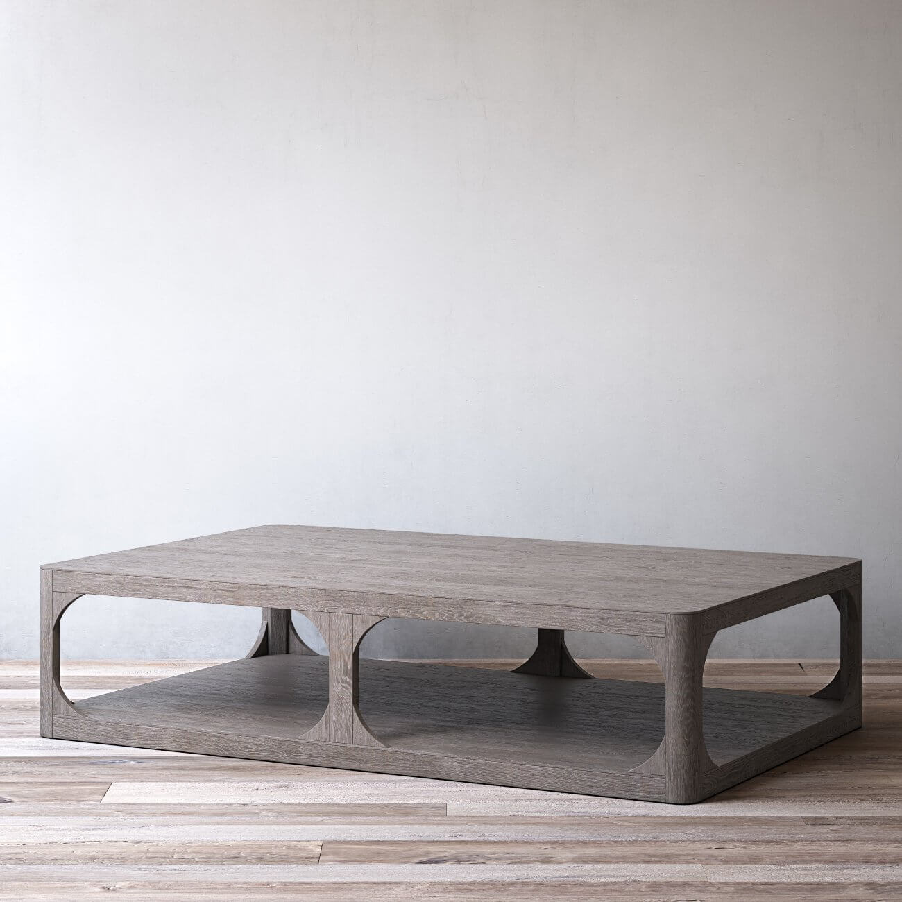 Martens Rectangular Large Coffee Table - 3D Model by musladinov