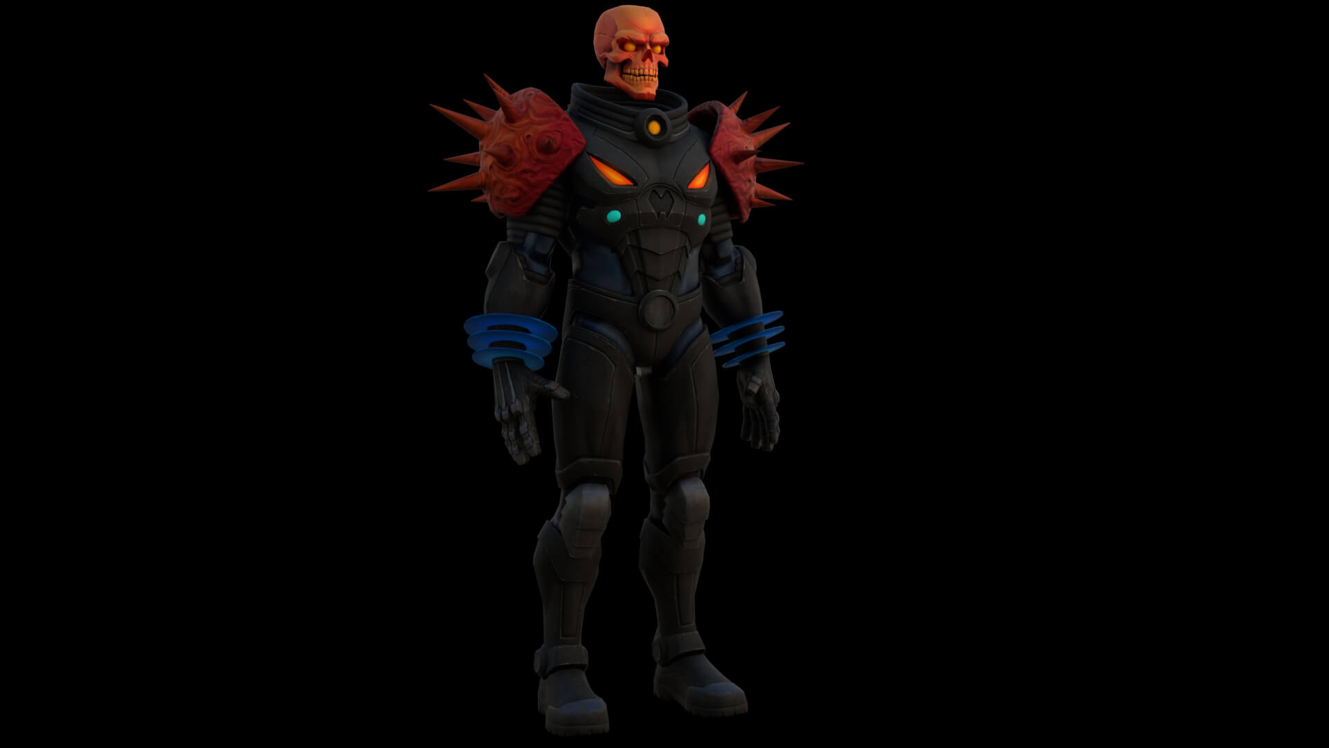 Cosmic Ghost Rider 3D Intergalactic Warrior Rigged Game Rea by ...