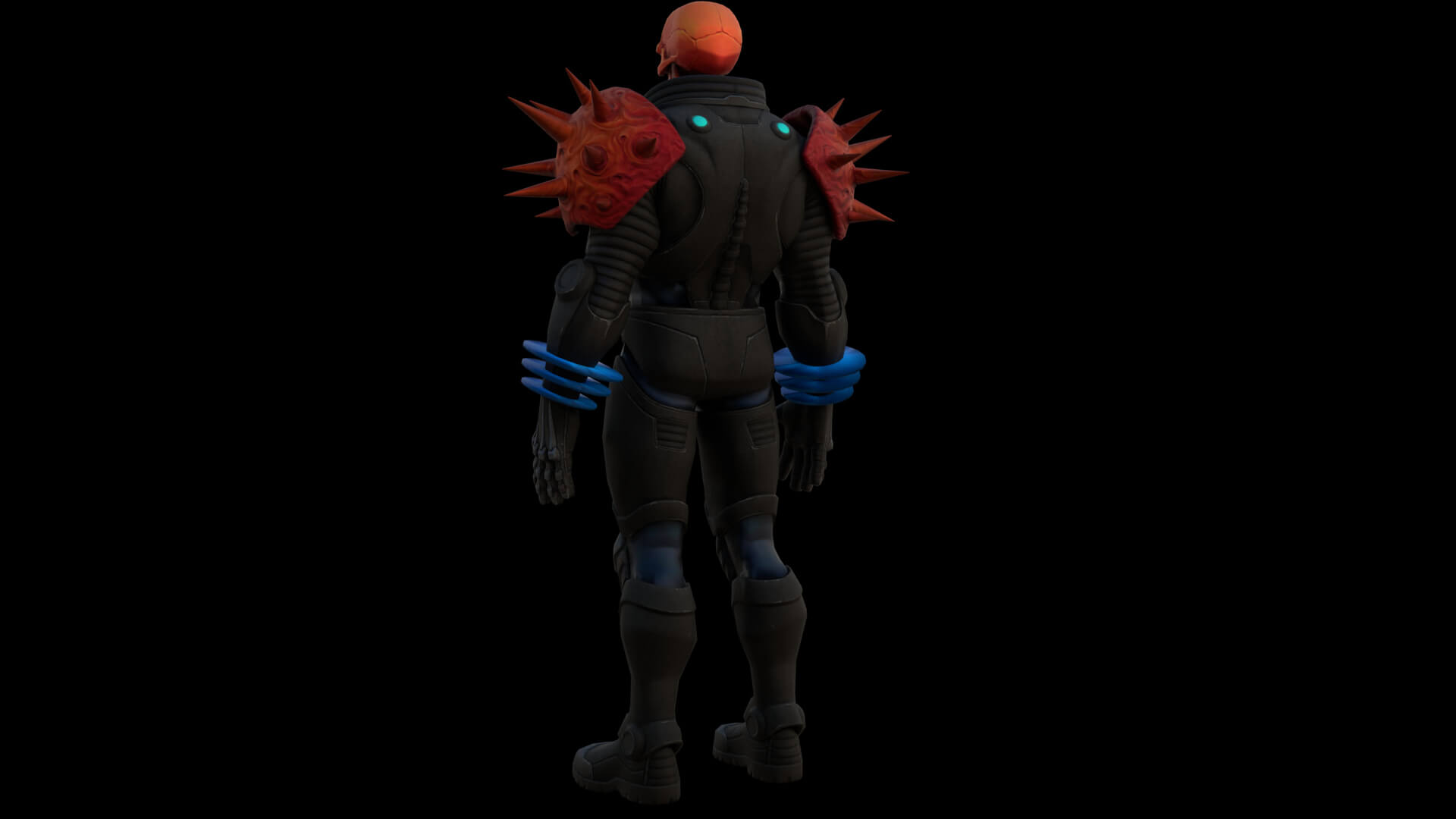 Cosmic Ghost Rider 3D Intergalactic Warrior Rigged Game Rea by ...