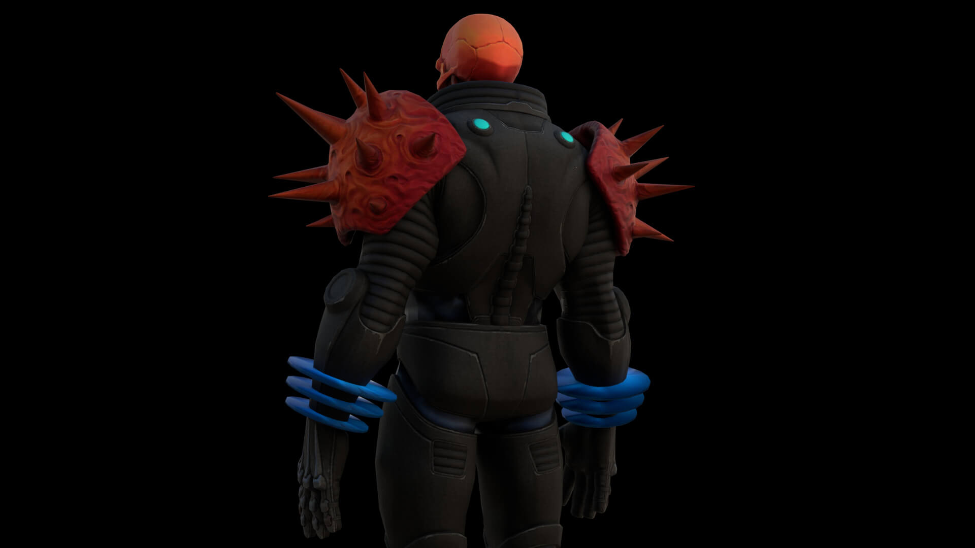 Cosmic Ghost Rider 3D Intergalactic Warrior Rigged Game Rea by ...