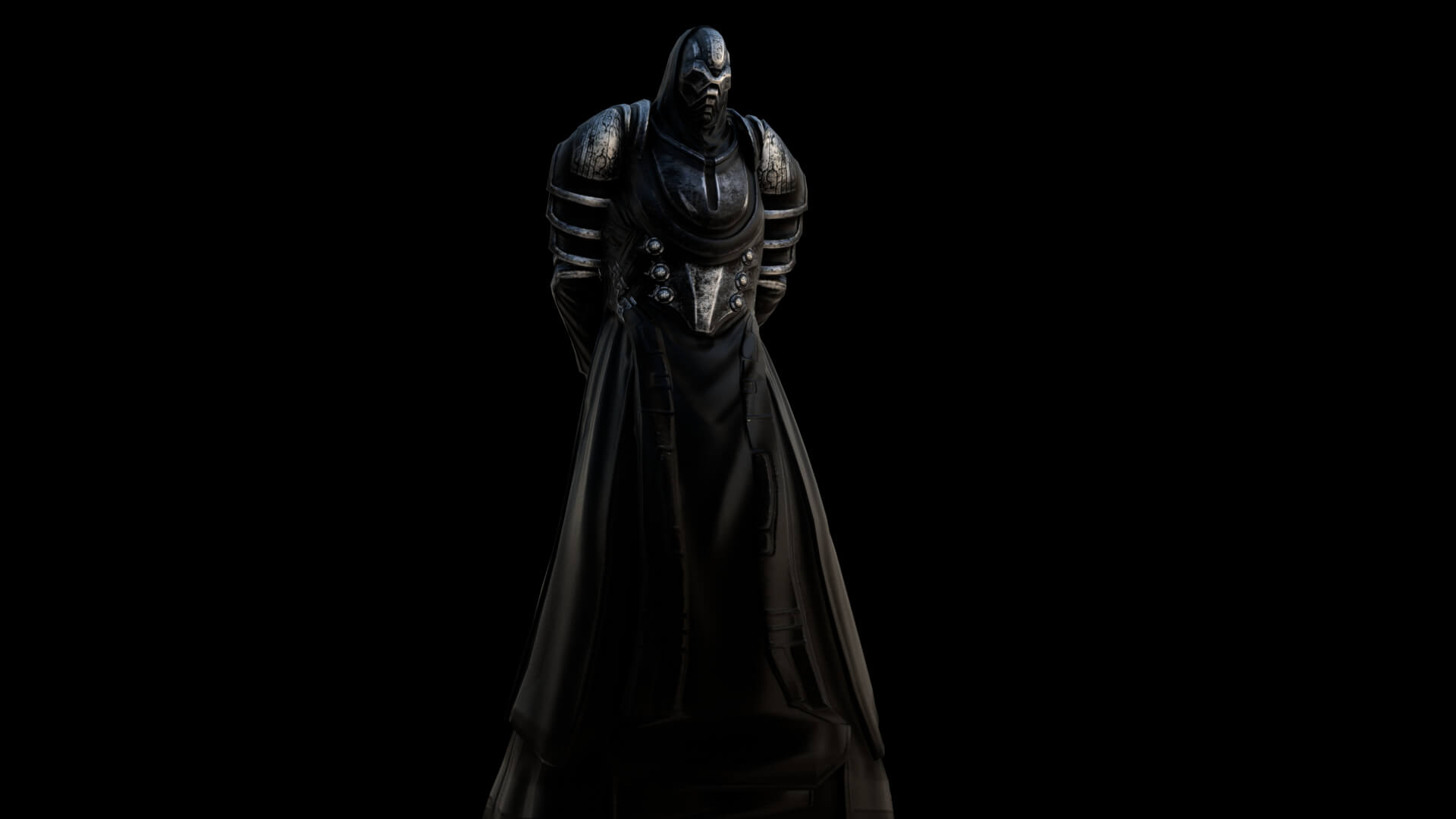 Dark Enforcer Sci-Fi Soldier Rigged and Game Ready 3D Model by ...
