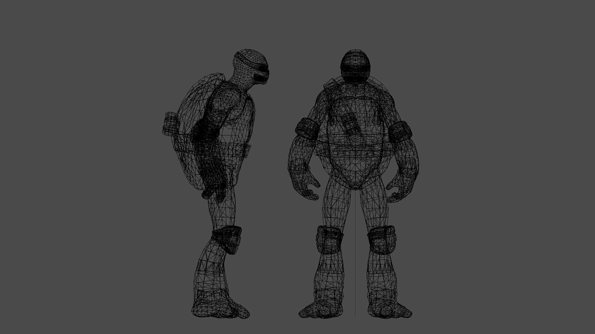 Teenage Mutant Ninja Turtles 3D Model Collection Rigged by MustafaMohmmed