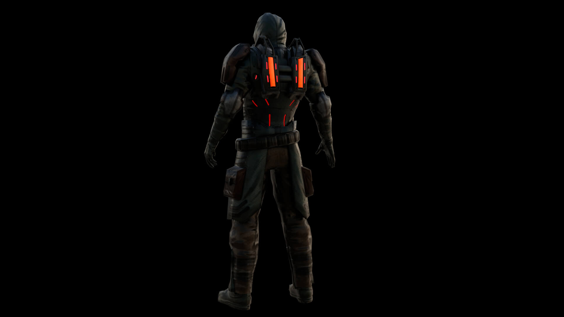 Elite Futuristic Soldier 3D Model Rigged and Game Ready Sci by ...