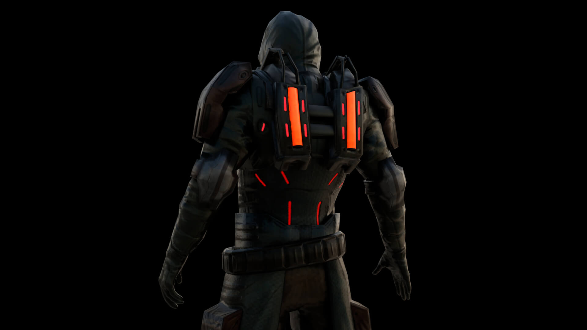 Elite Futuristic Soldier 3D Model Rigged and Game Ready Sci by ...