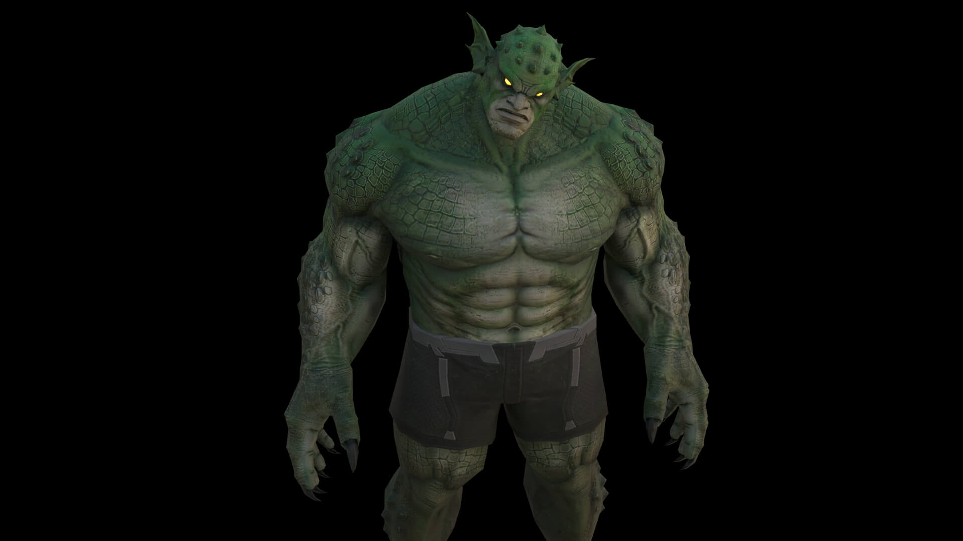 Free Marvel Abomination 3D Model Fully Rigged Textured by MustafaMohmmed