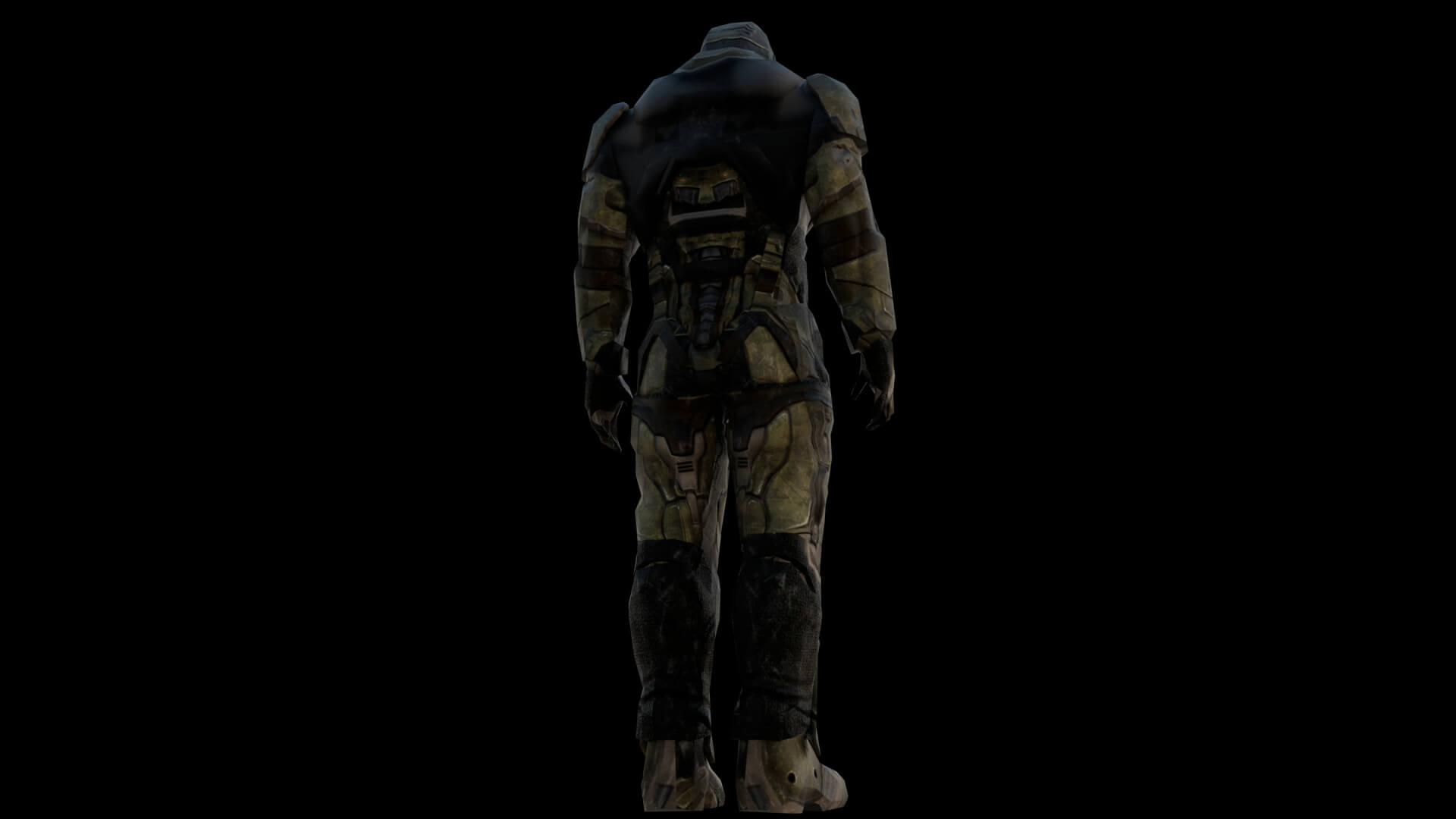 Futuristic Soldier 3D Model Rigged for Games Cinematics by MustafaMohmmed