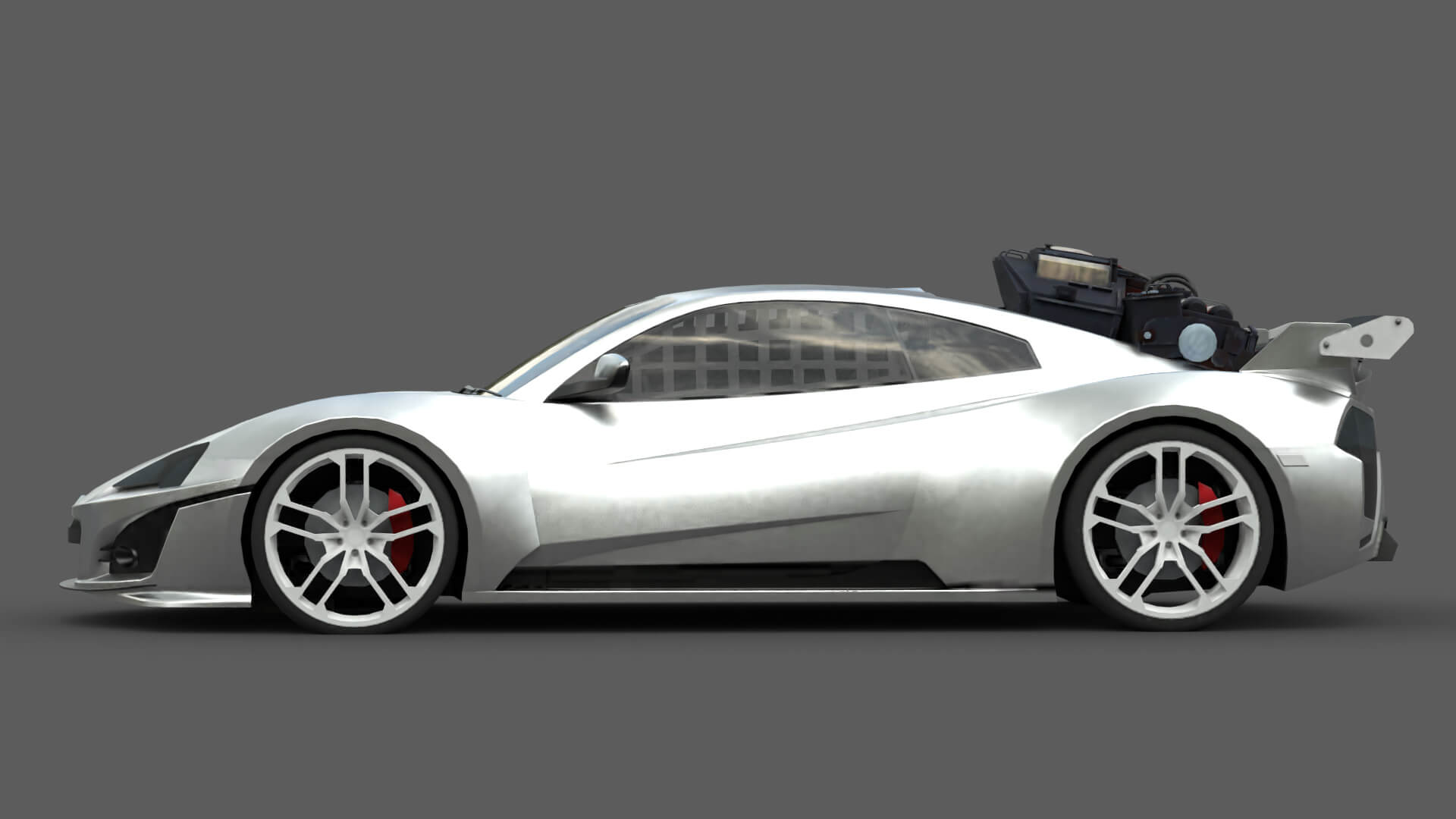 Futuristic Super Eco Hypercar 3D Model High-Detail Realistic by ...