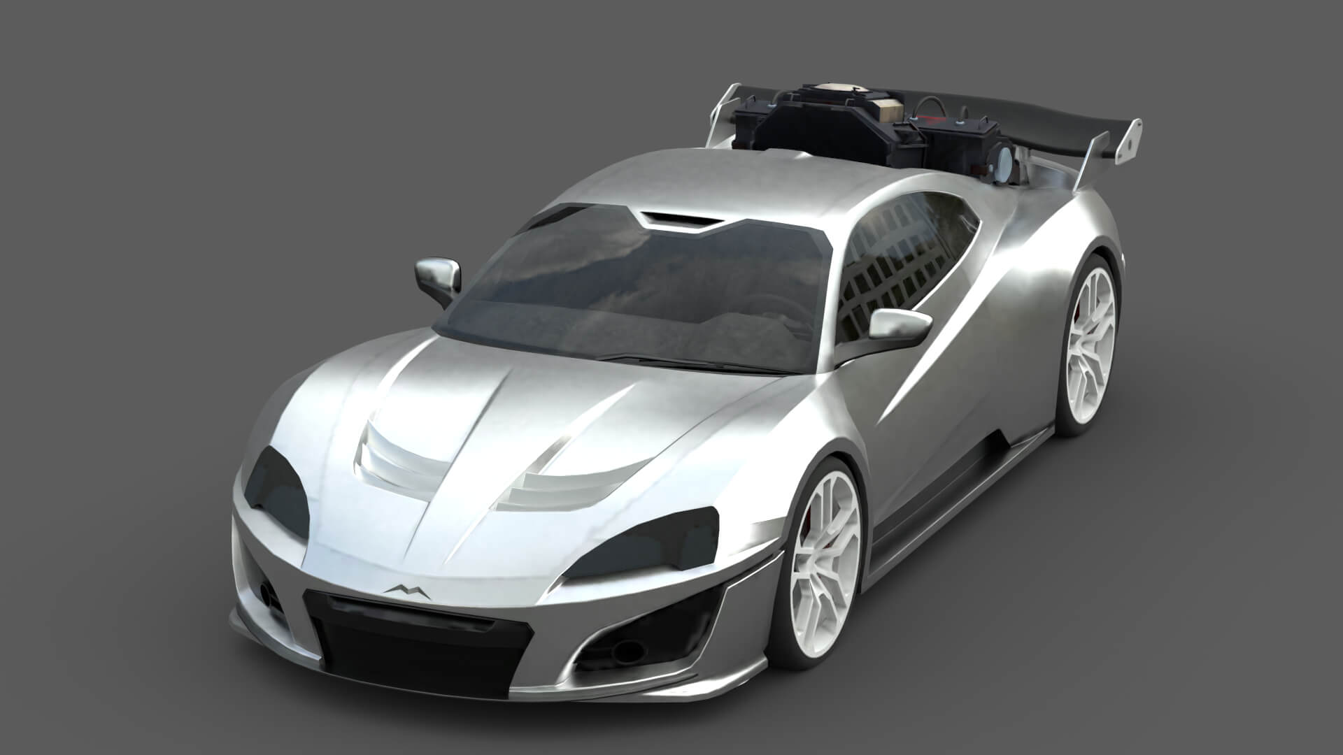 Futuristic Super Eco Hypercar 3D Model High-Detail Realistic by ...
