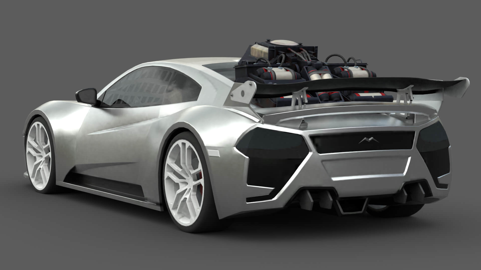 Futuristic Super Eco Hypercar 3D Model High-Detail Realistic by ...