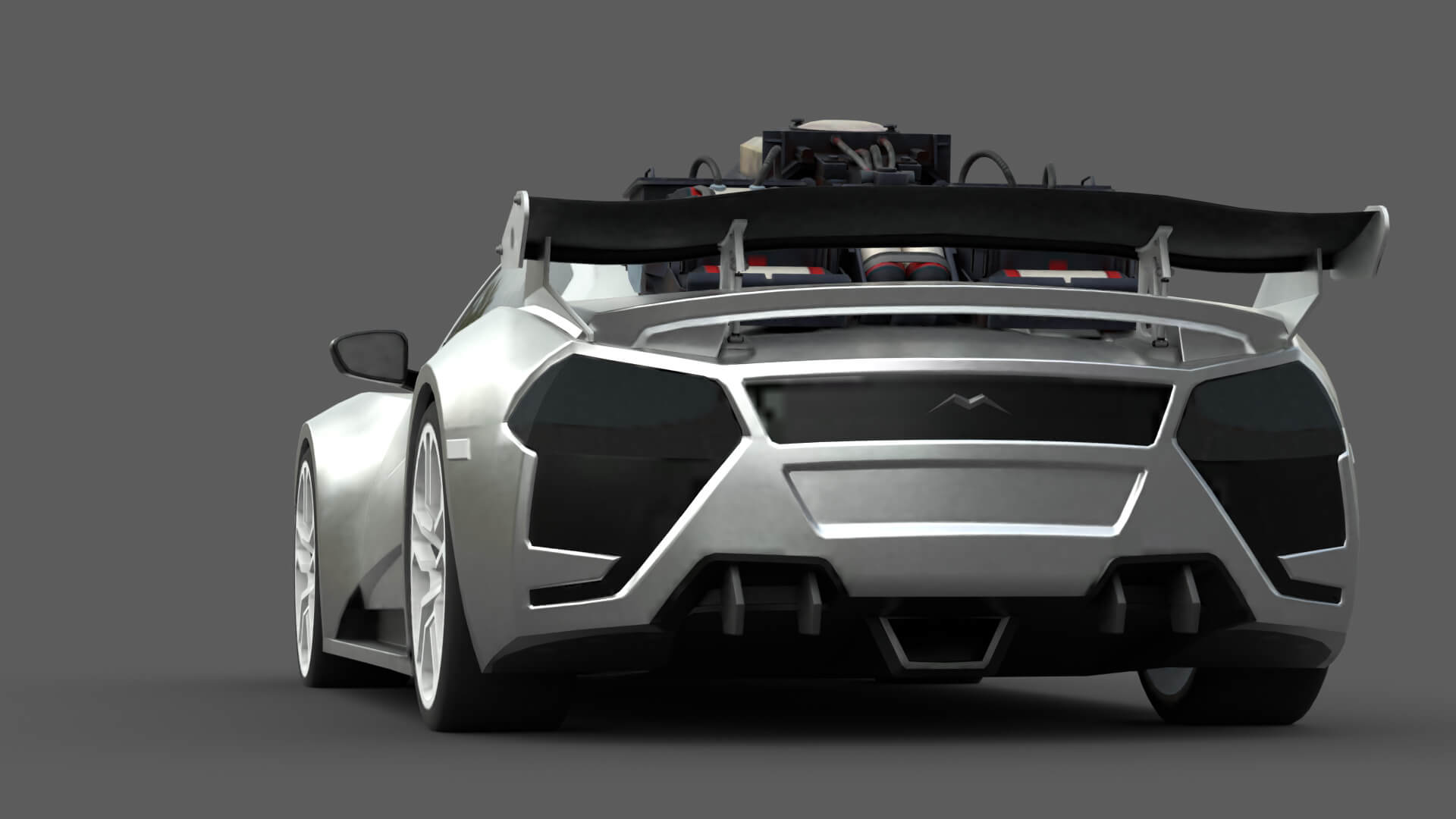 Futuristic Super Eco Hypercar 3D Model High-Detail Realistic by ...