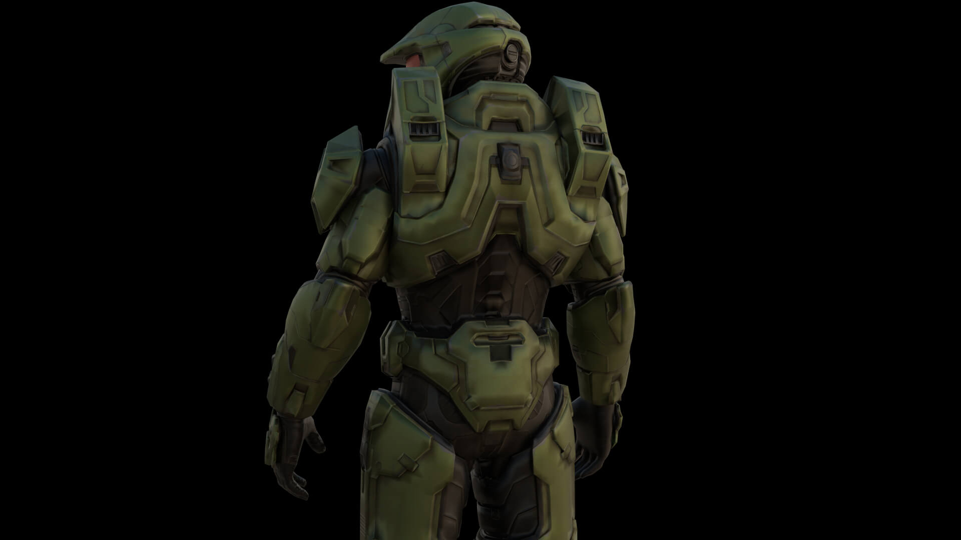 Highly Detailed Master Chief Realistic Spartan Armor - 3D Model by ...