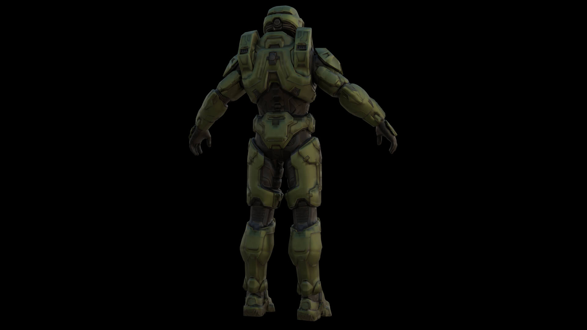 Highly Detailed Master Chief Realistic Spartan Armor - 3D Model by ...