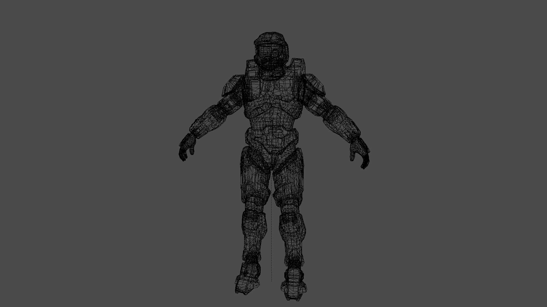 Highly Detailed Master Chief Realistic Spartan Armor - 3D Model by ...