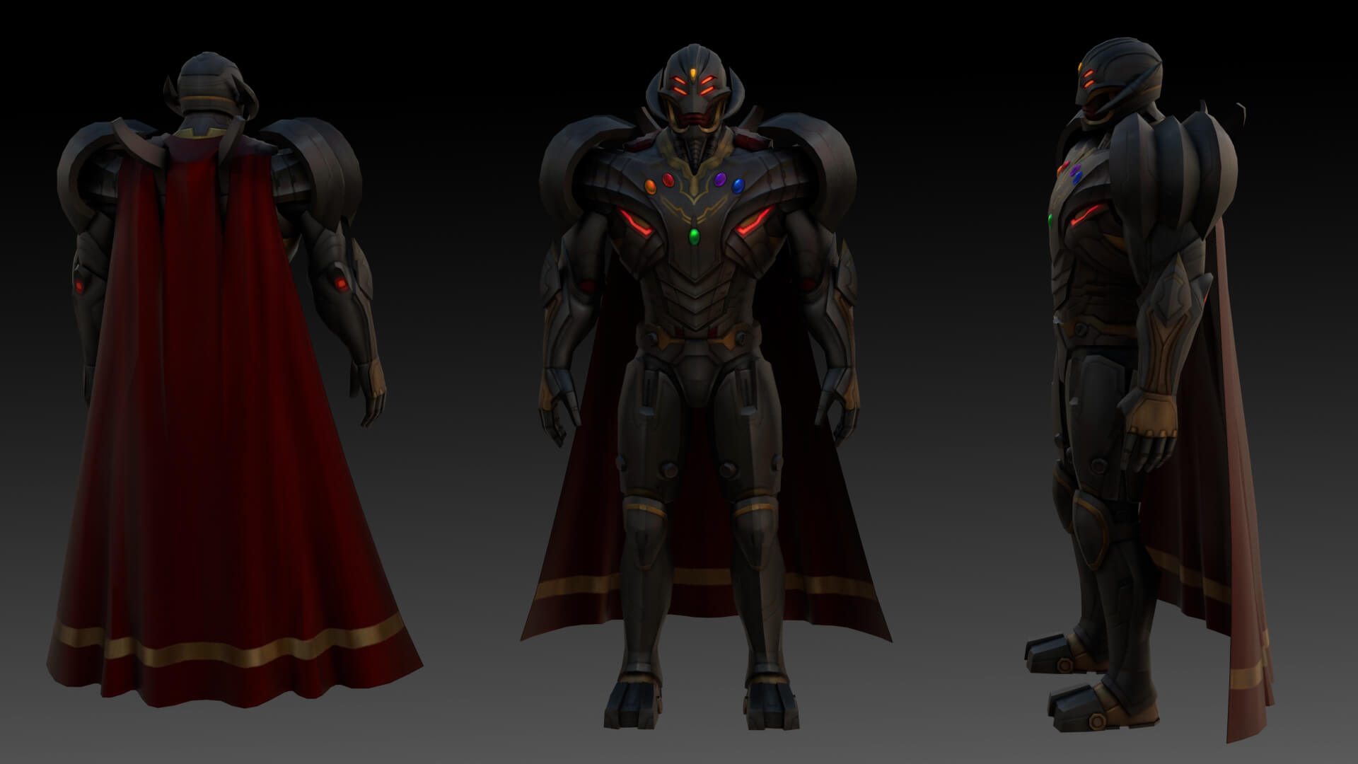 Infinity Ultron 3D Model High Quality Rigged by MustafaMohmmed