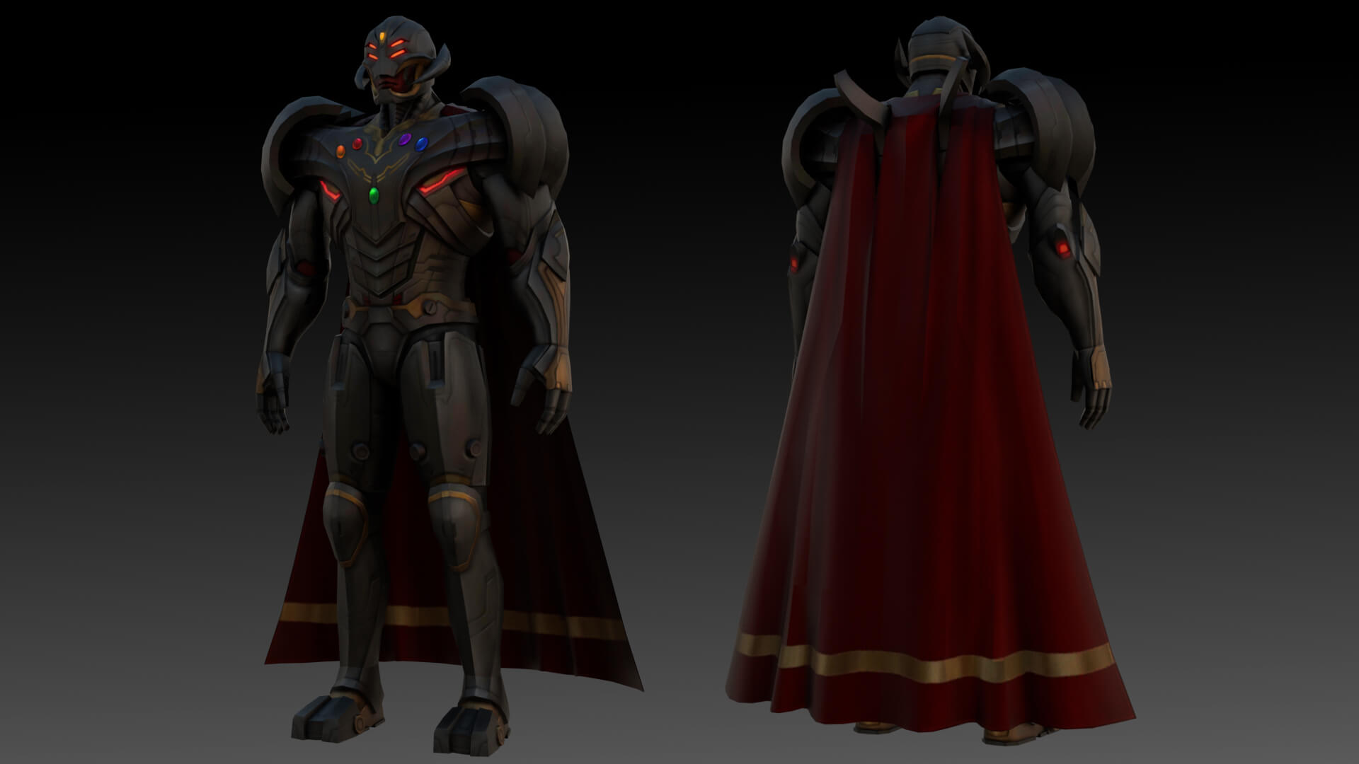 Infinity Ultron 3D Model High Quality Rigged by MustafaMohmmed