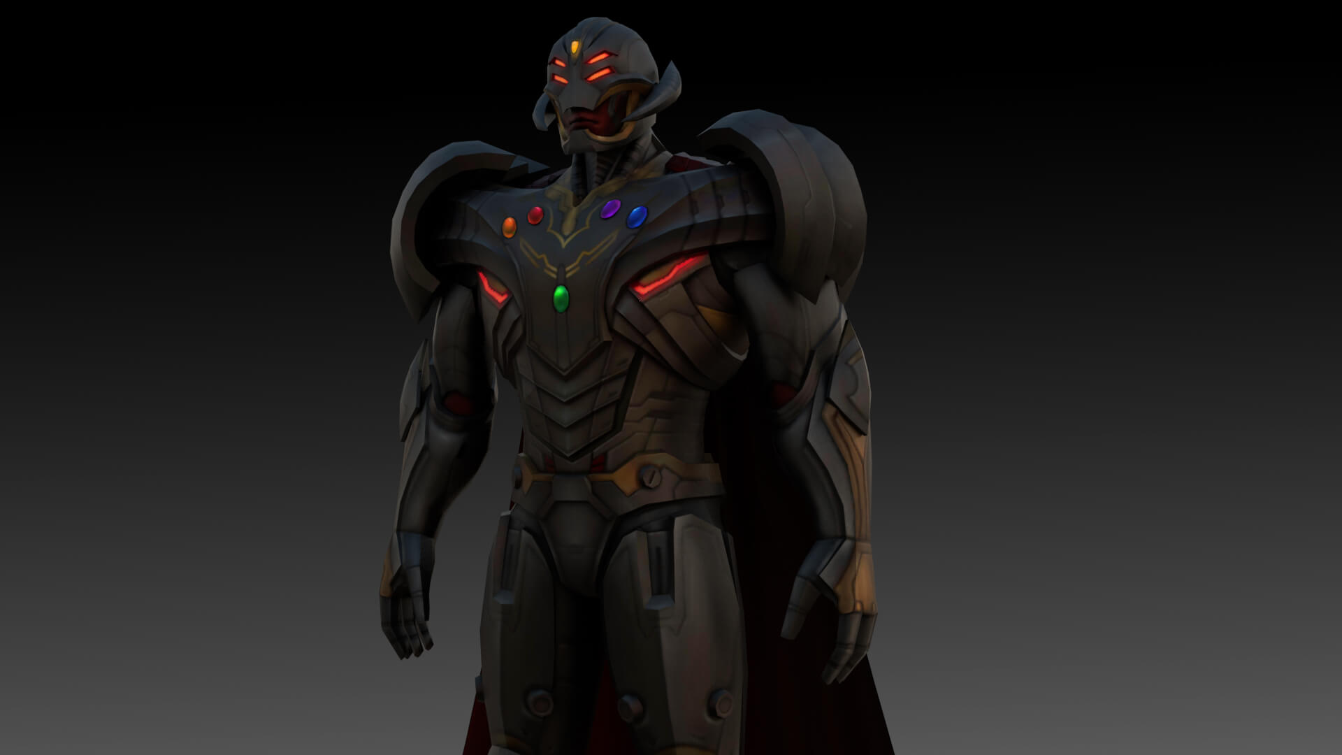 Infinity Ultron 3D Model High Quality Rigged by MustafaMohmmed