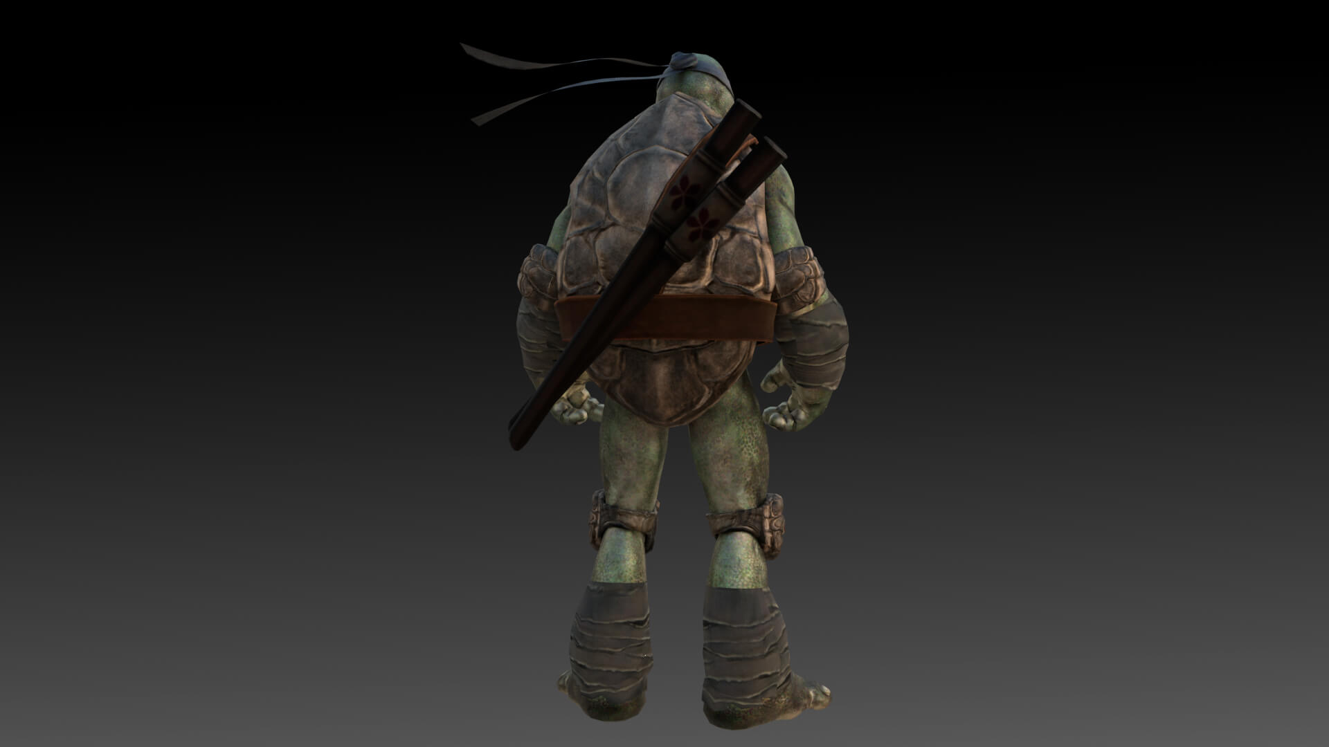 Leonardo TMNT 3D Model High Quality Rigged by MustafaMohmmed