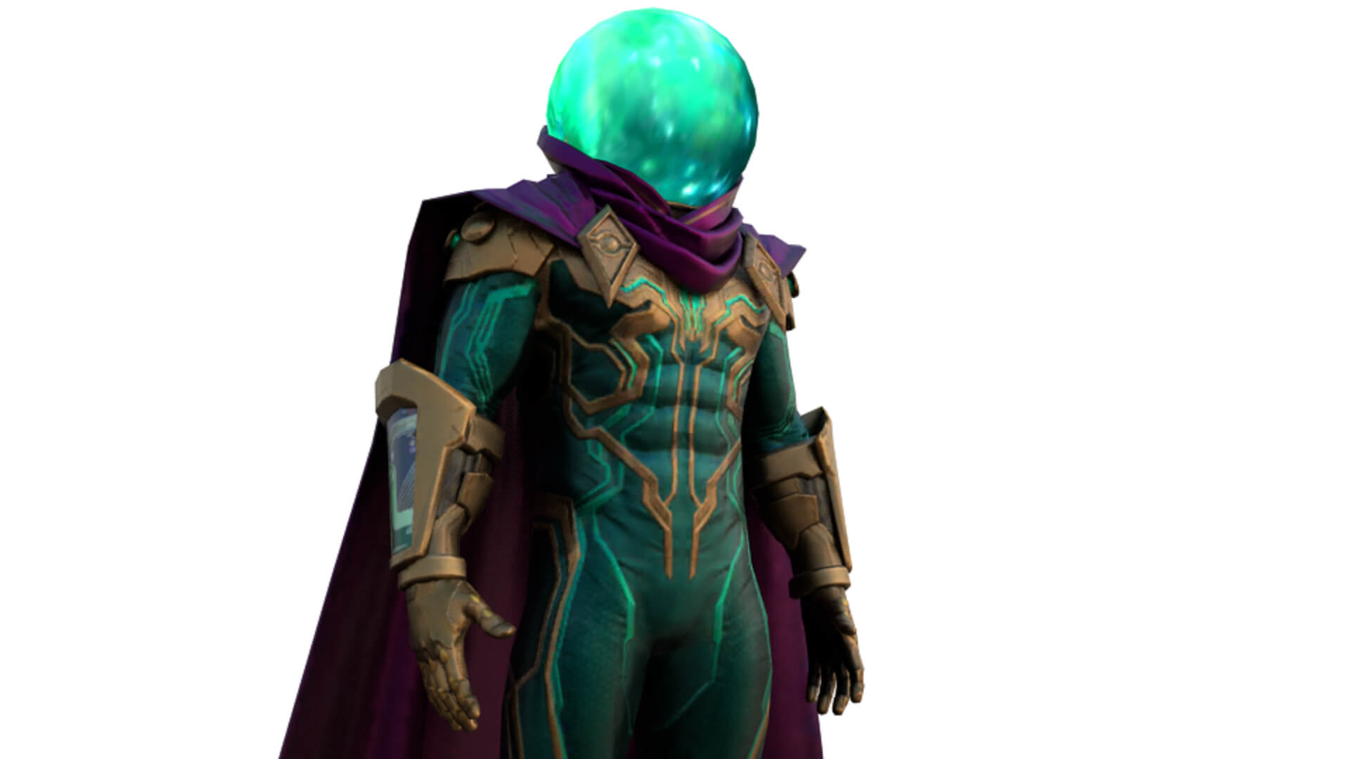 Mysterio 3D Model Rigged Game-Ready Character by MustafaMohmmed