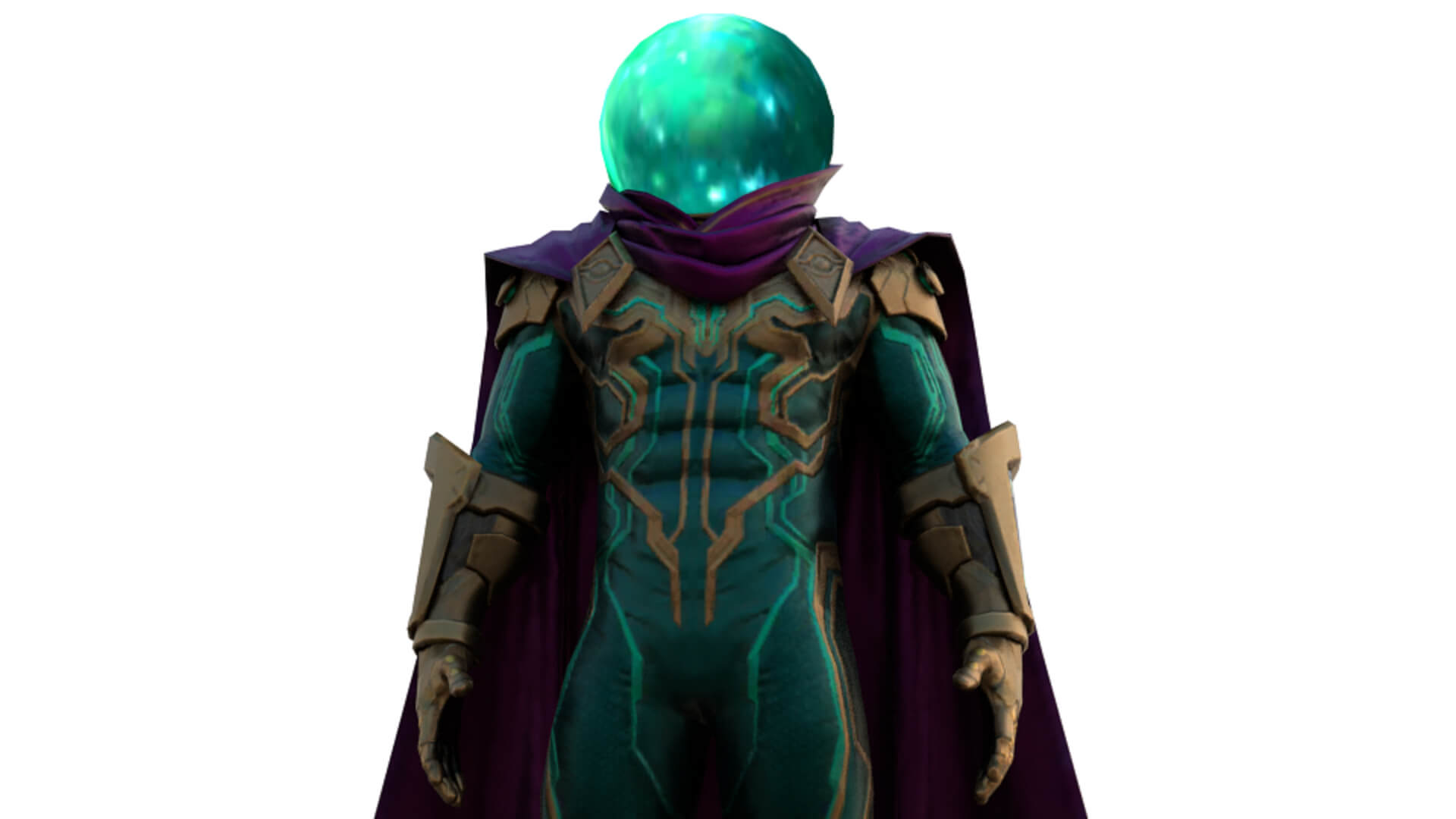 Mysterio 3D Model Rigged Game-Ready Character by MustafaMohmmed