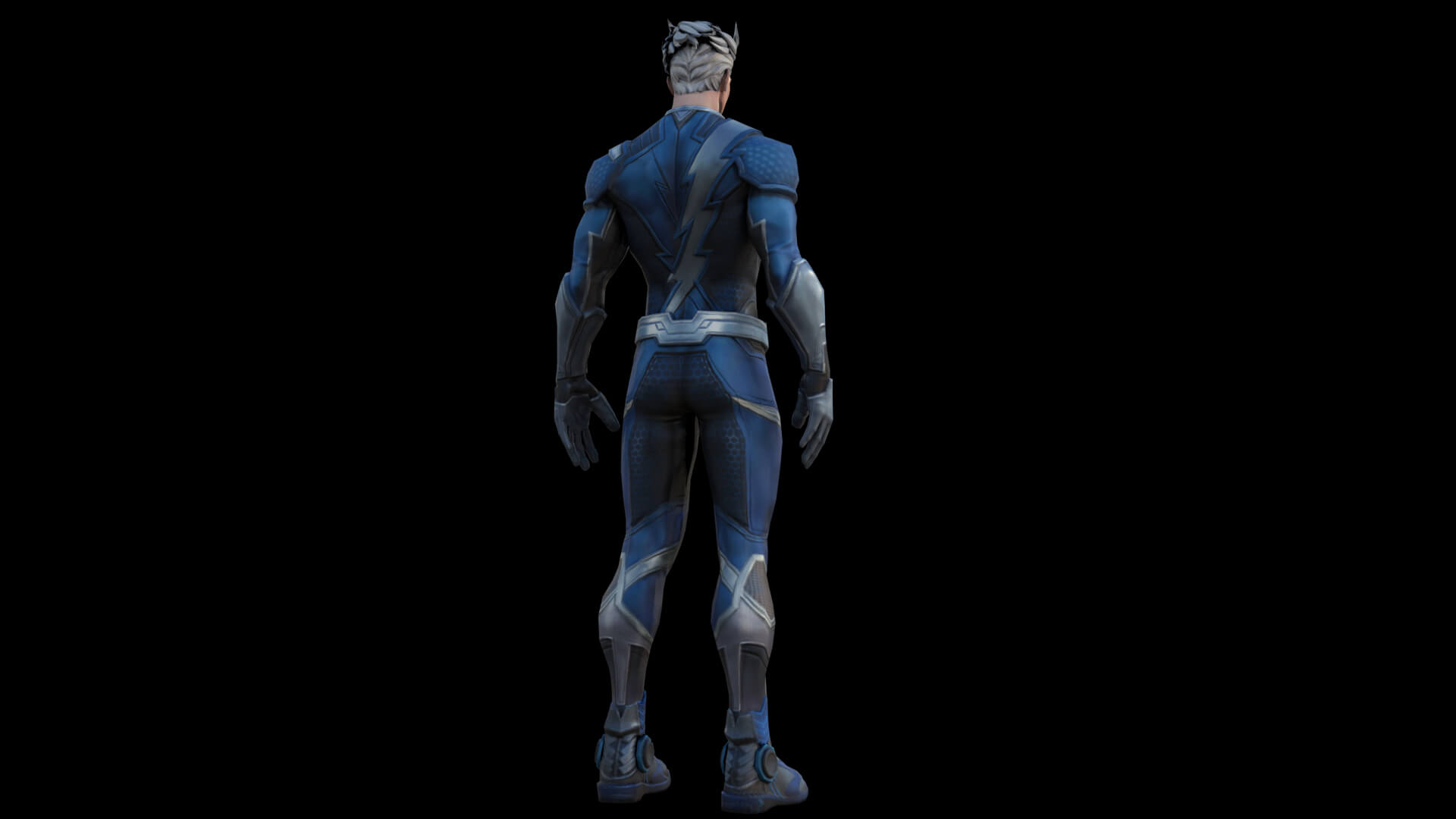 Quick Silver Speedster Marvel Hero Game Ready Rigged - 3D Model by ...