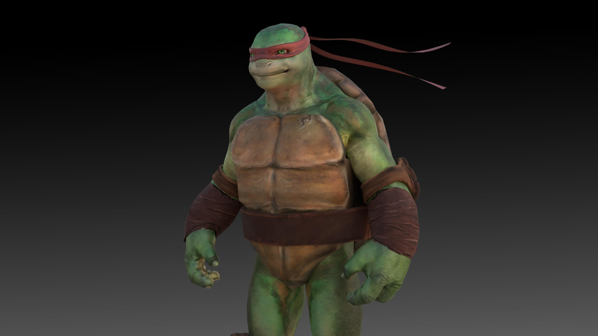 Raphael TMNT 3D Model High Quality Rigged by MustafaMohmmed