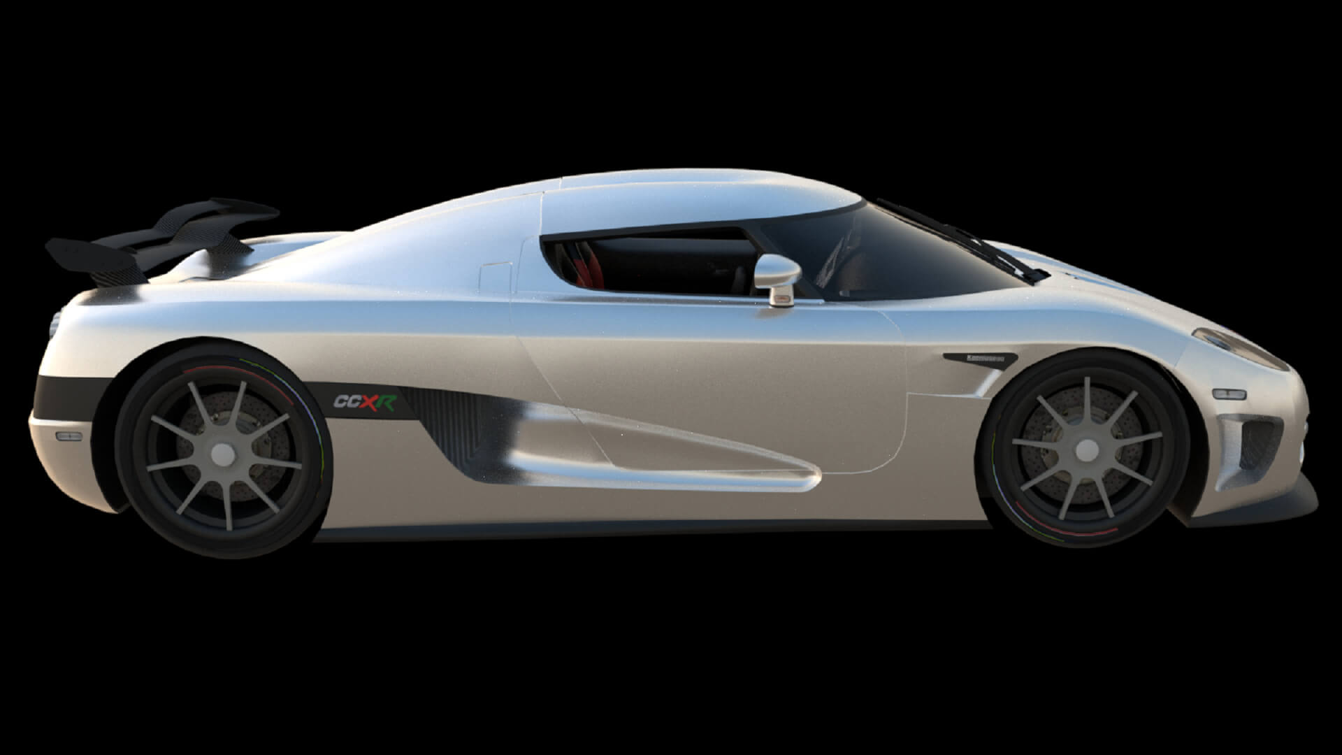 Realistic White Koenigsegg Hypercar 3D Model High Detail by MustafaMohmmed