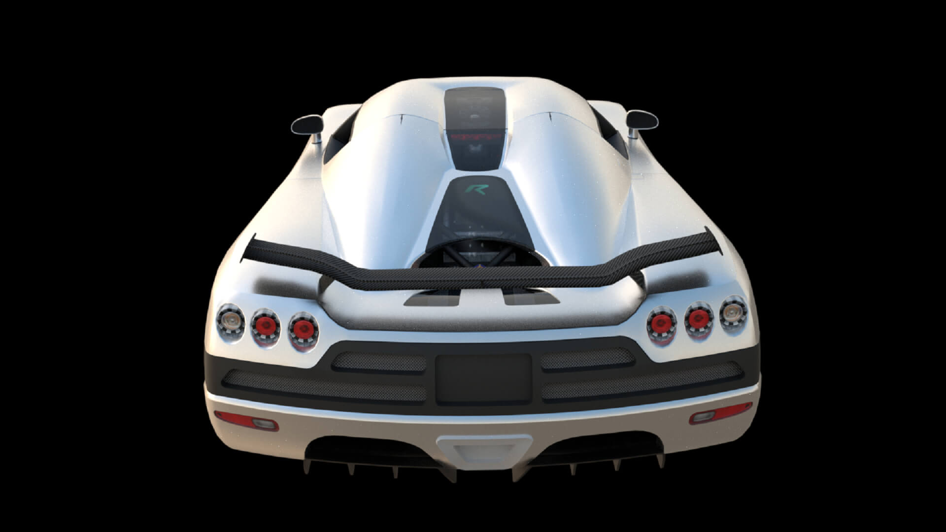 Realistic White Koenigsegg Hypercar 3D Model High Detail by MustafaMohmmed