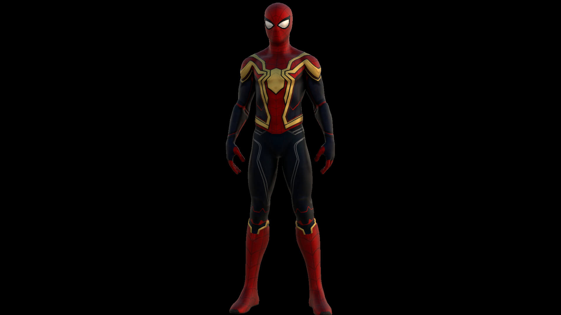 Spider-Man MCU Suit Rigged and Game Ready 3D Model by MustafaMohmmed