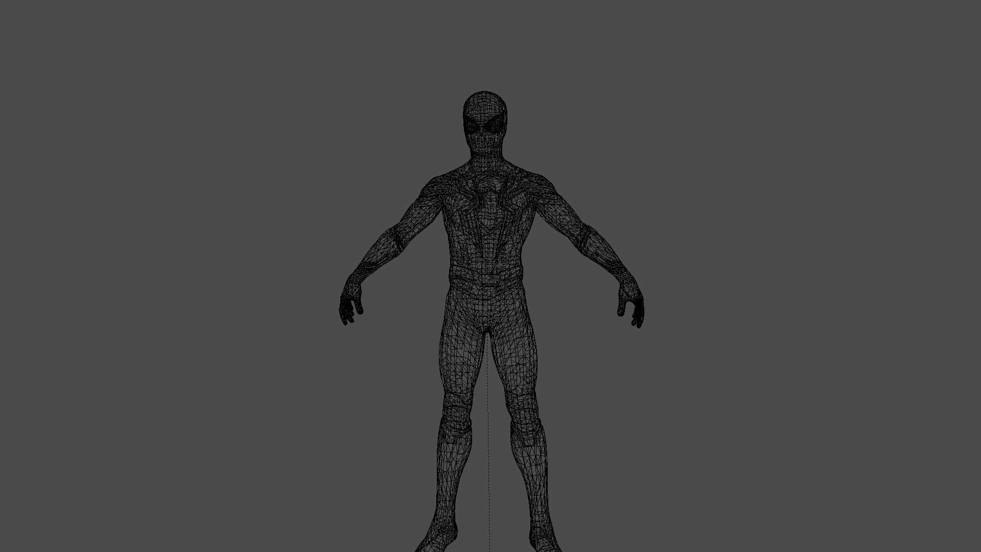 Spider-Man MCU Suit Rigged and Game Ready 3D Model by MustafaMohmmed