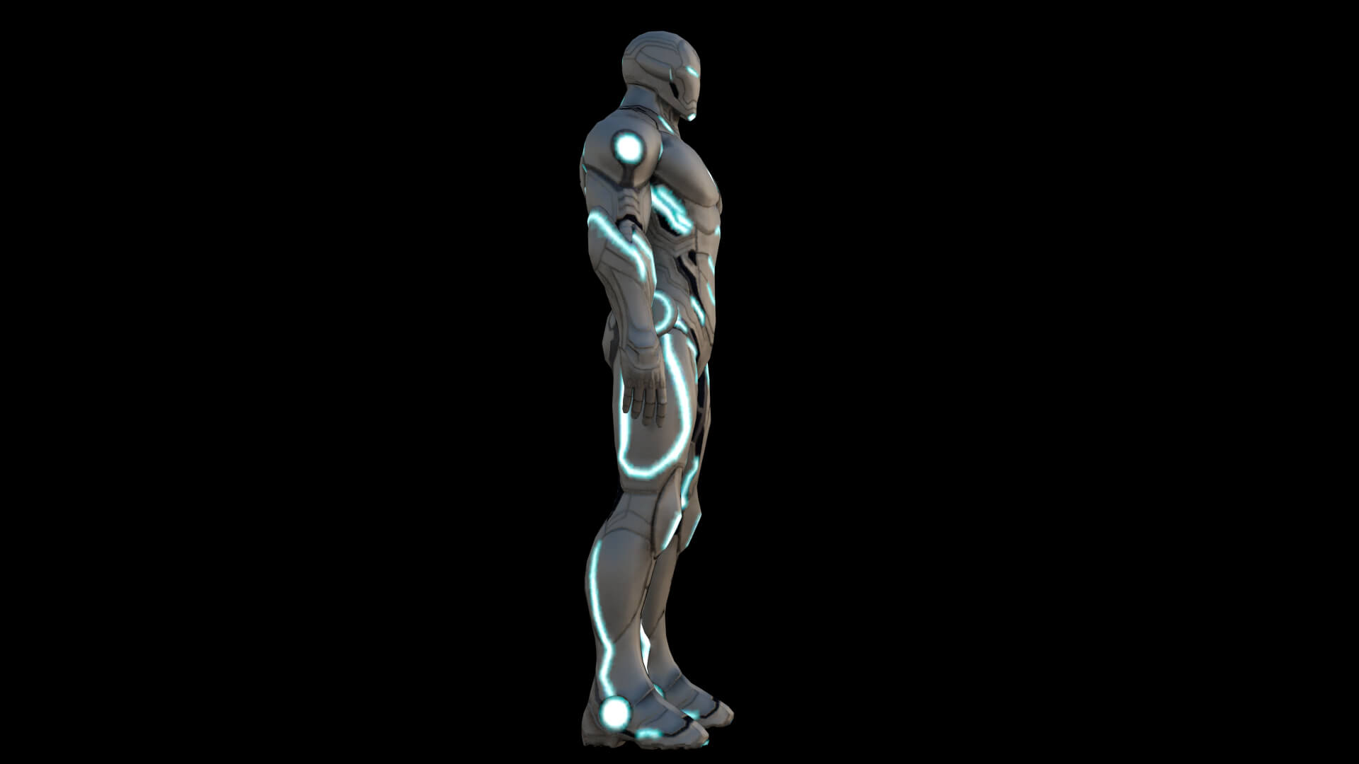 Superior Iron Man Armor Rigged 3D Model by MustafaMohmmed