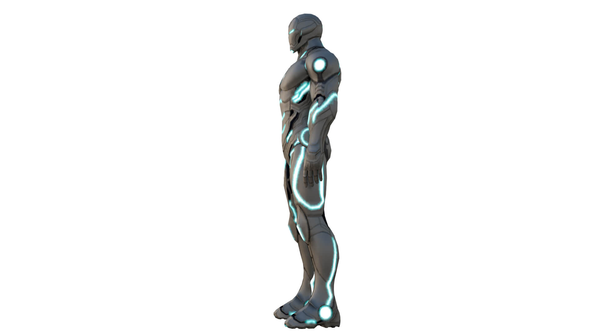Superior Iron Man Armor Rigged 3D Model by MustafaMohmmed