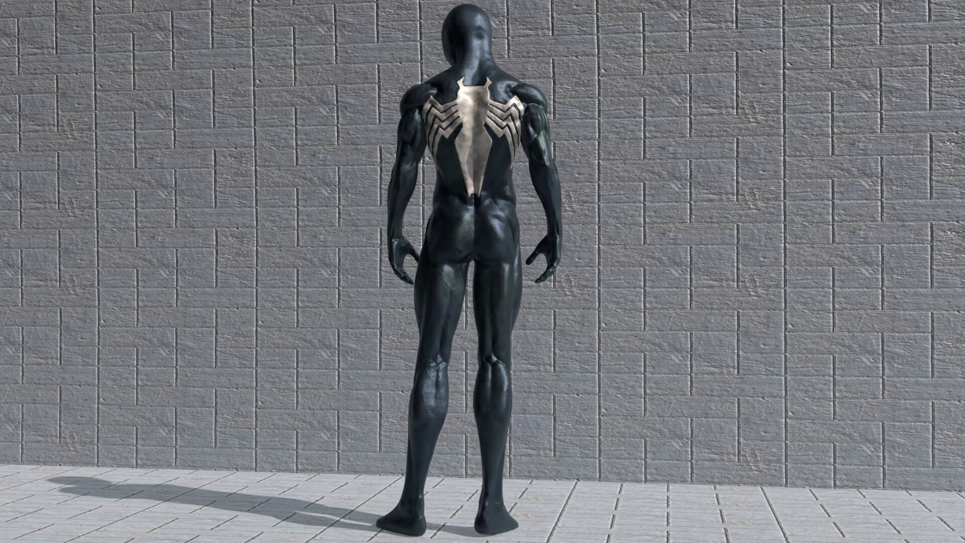 Symbiote Spider-Man 3D Model by MustafaMohmmed