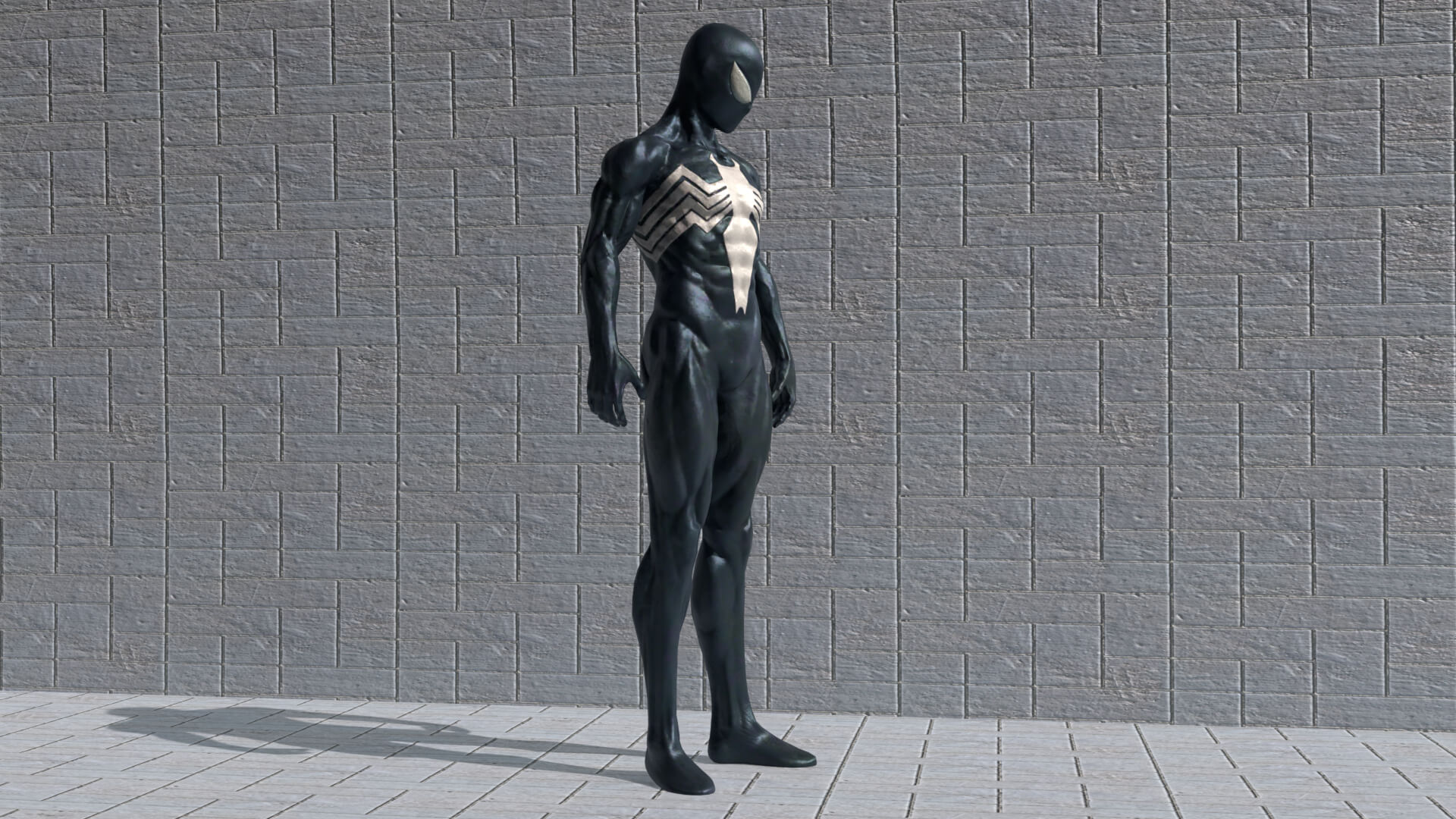 Symbiote Spider-Man 3D Model by MustafaMohmmed